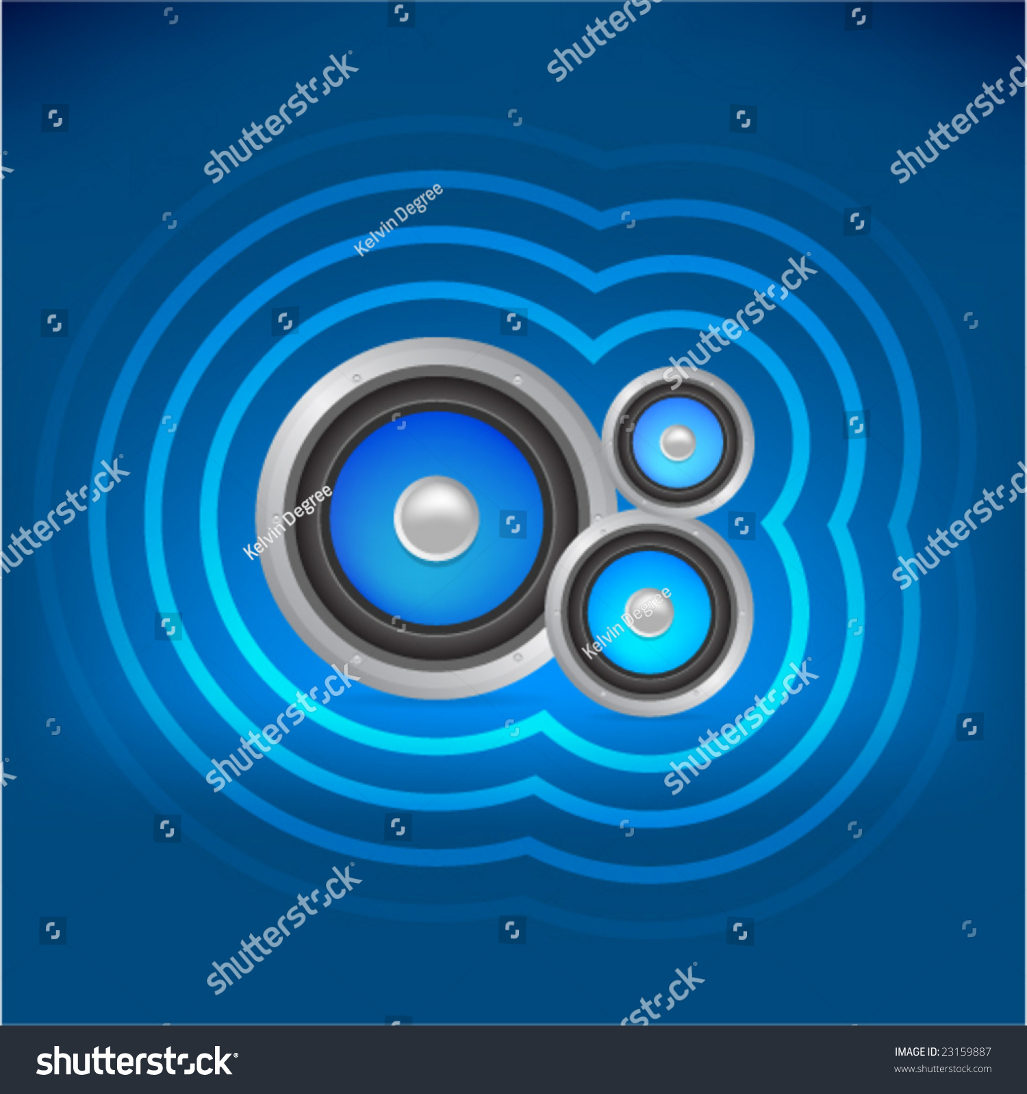 Vector Audio Wave Illustration Stock Vector (Royalty Free) 23159887 ...