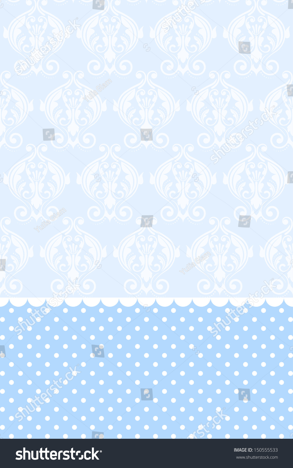 Vector Baby Blue Wallpaper Stock Vector (Royalty Free) 150555533