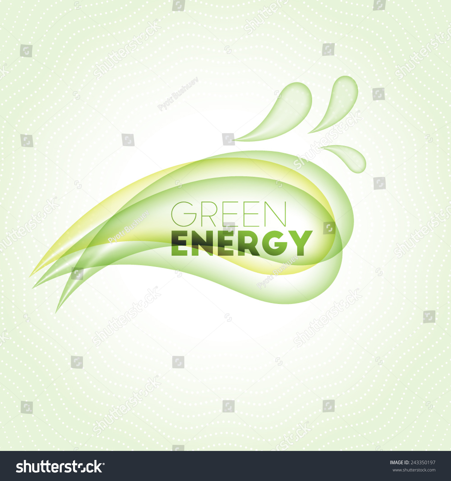 Vector Background Green Energy Template: vector de stock (libre de ...