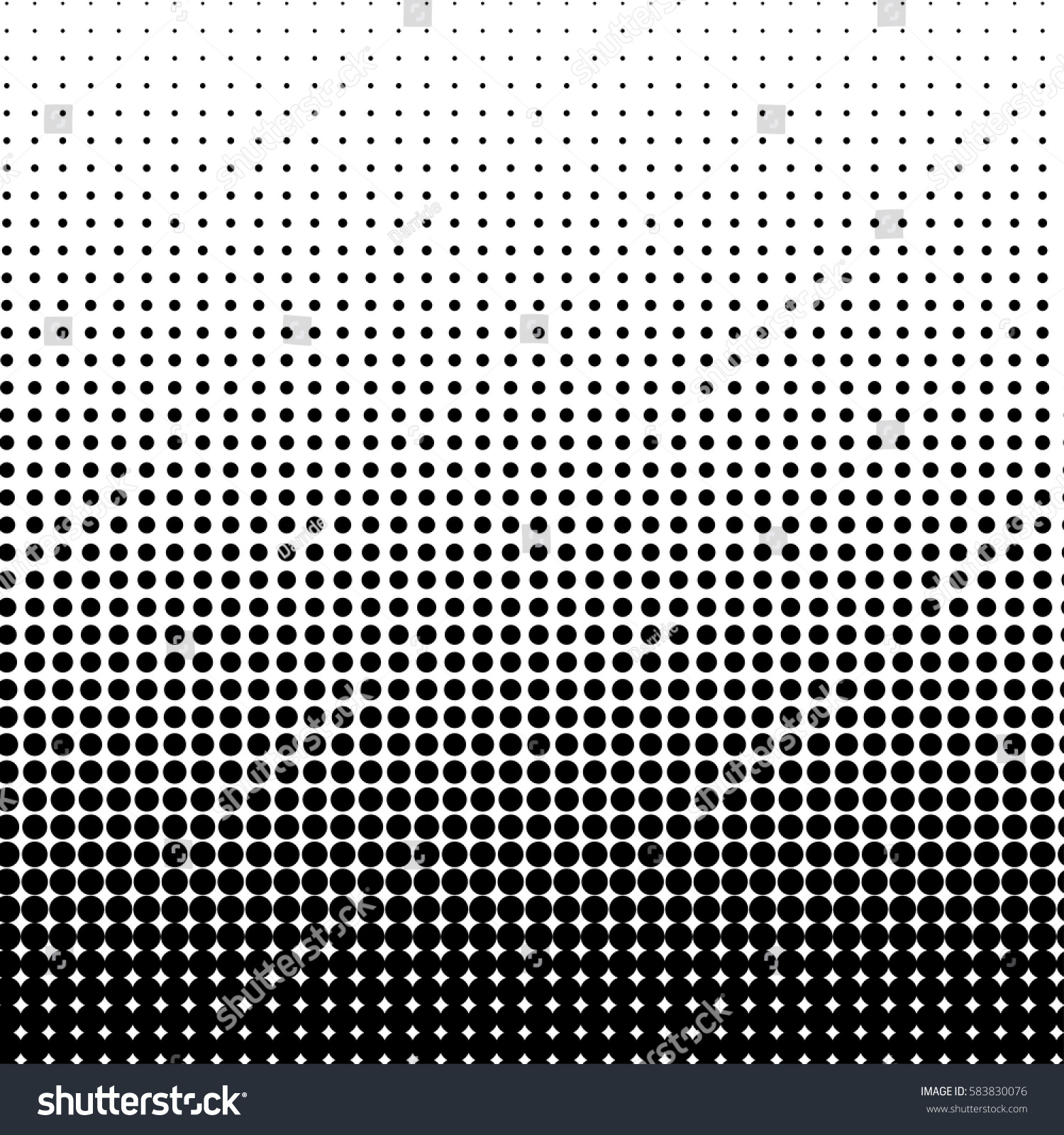 Vector Background Half Tones Design Dots Stock Vector 583830076 ...