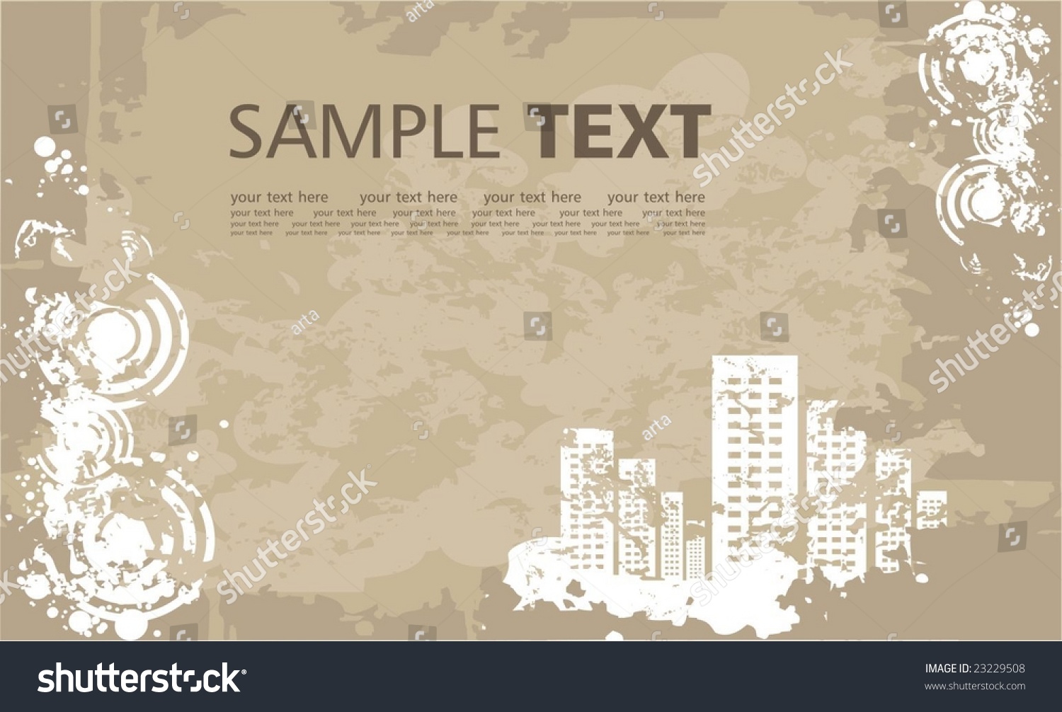 Vector Background Vintage Style Stock Vector (Royalty Free) 23229508 ...