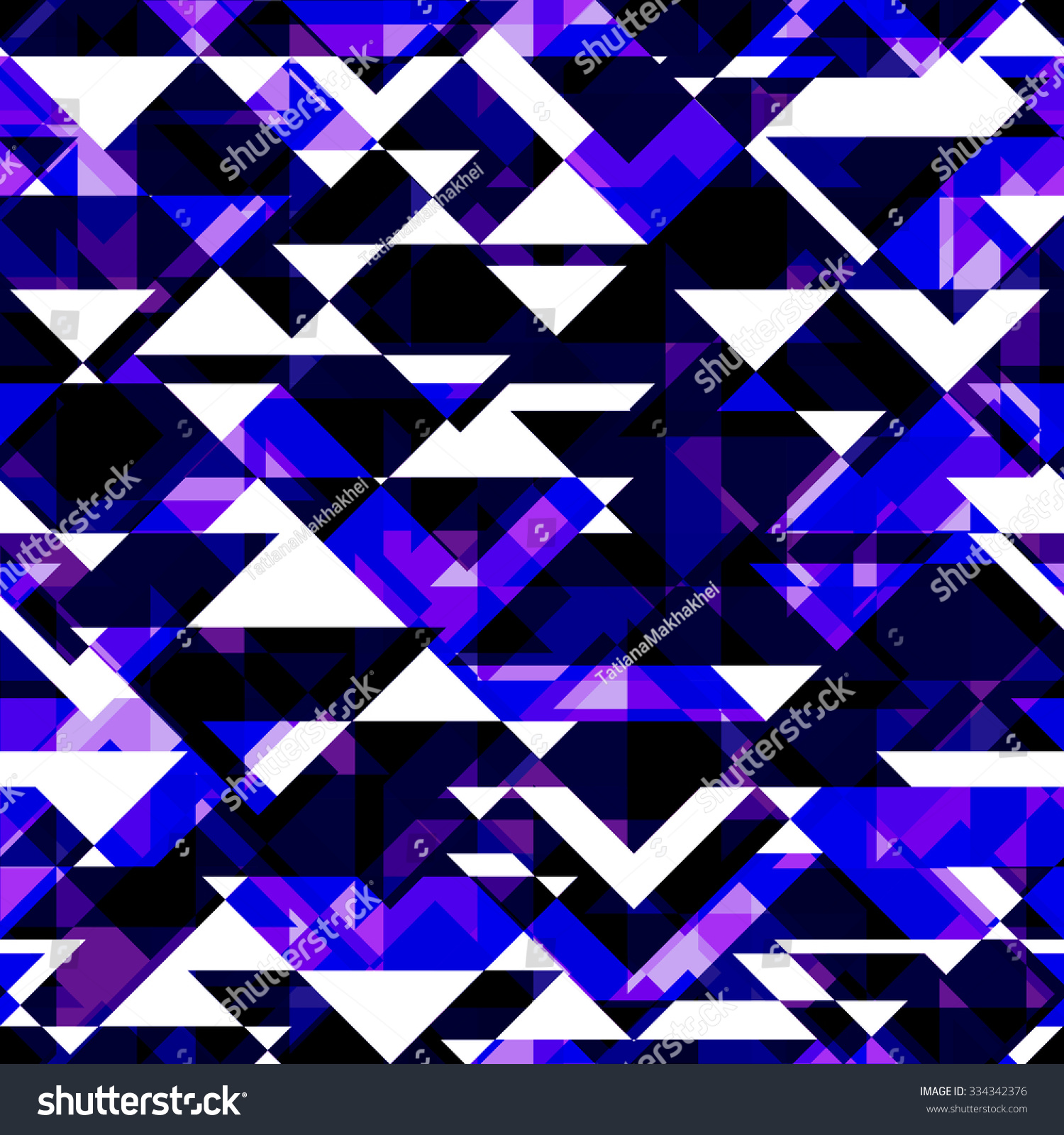 Vector Background Repeating Geometric Triangles Triangles Stock Vector ...