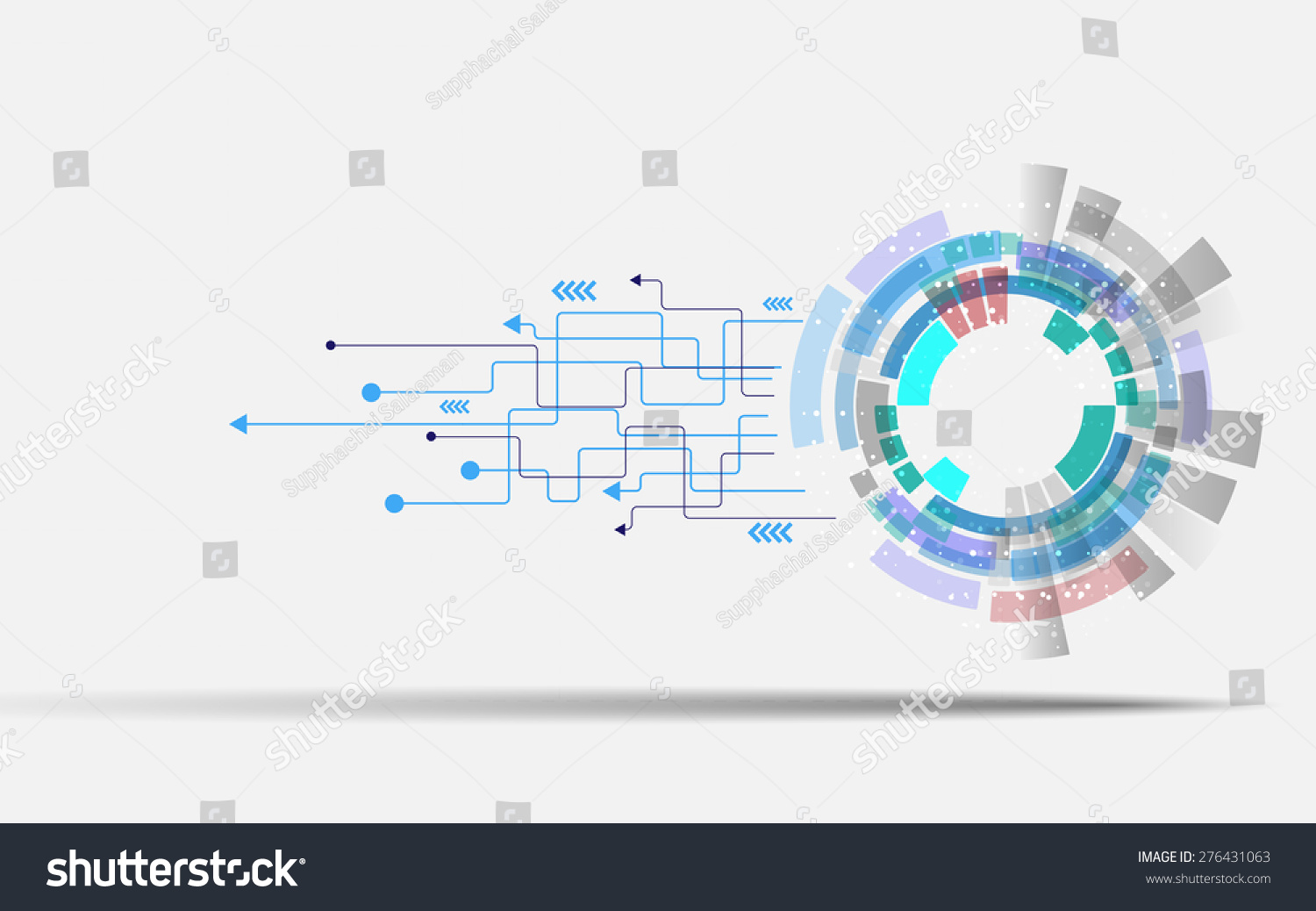 Vector Background Technology Business Innovation Concept Stock Vector ...