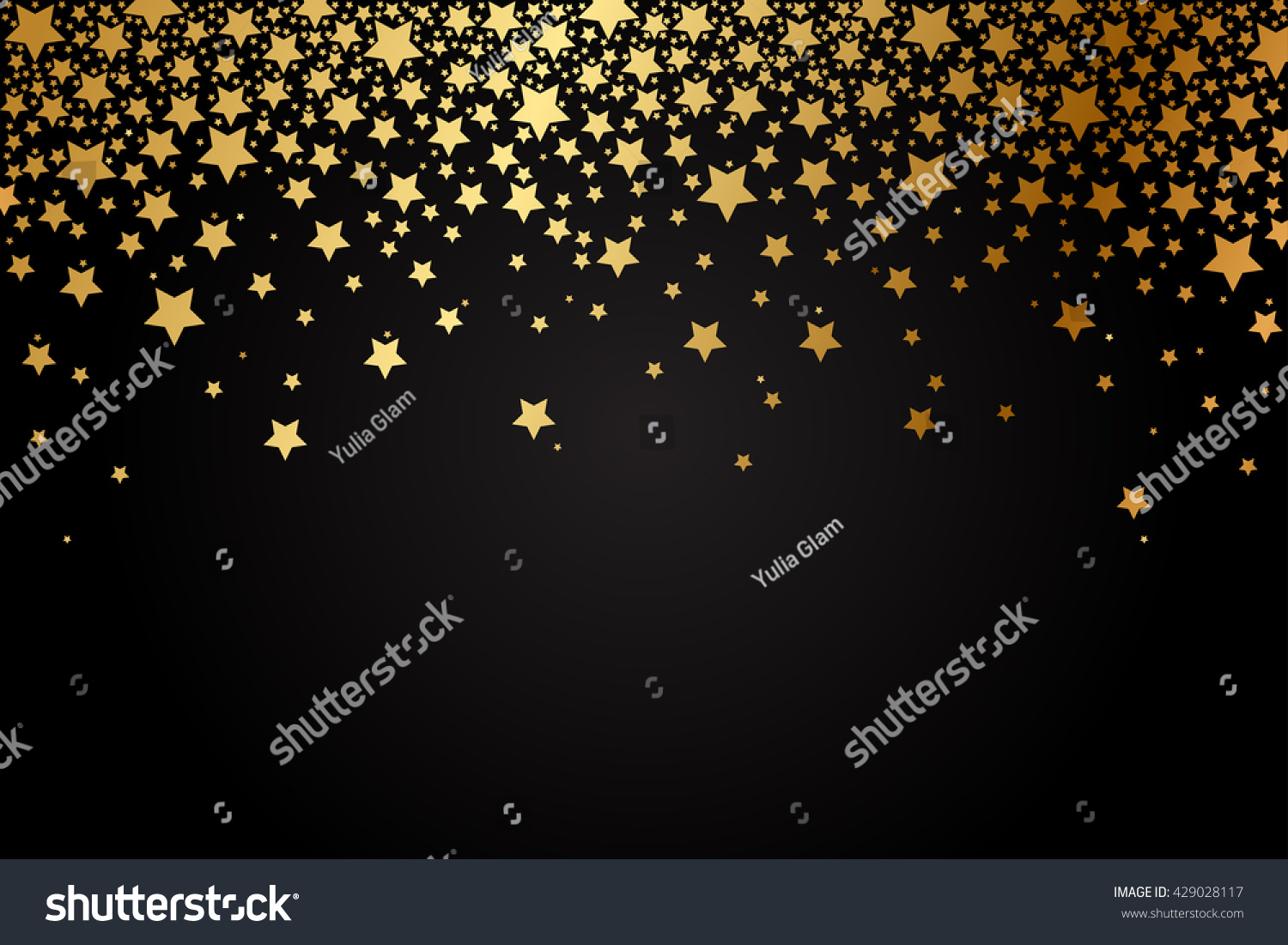 325,511 Gold stars black background Images, Stock Photos & Vectors ...