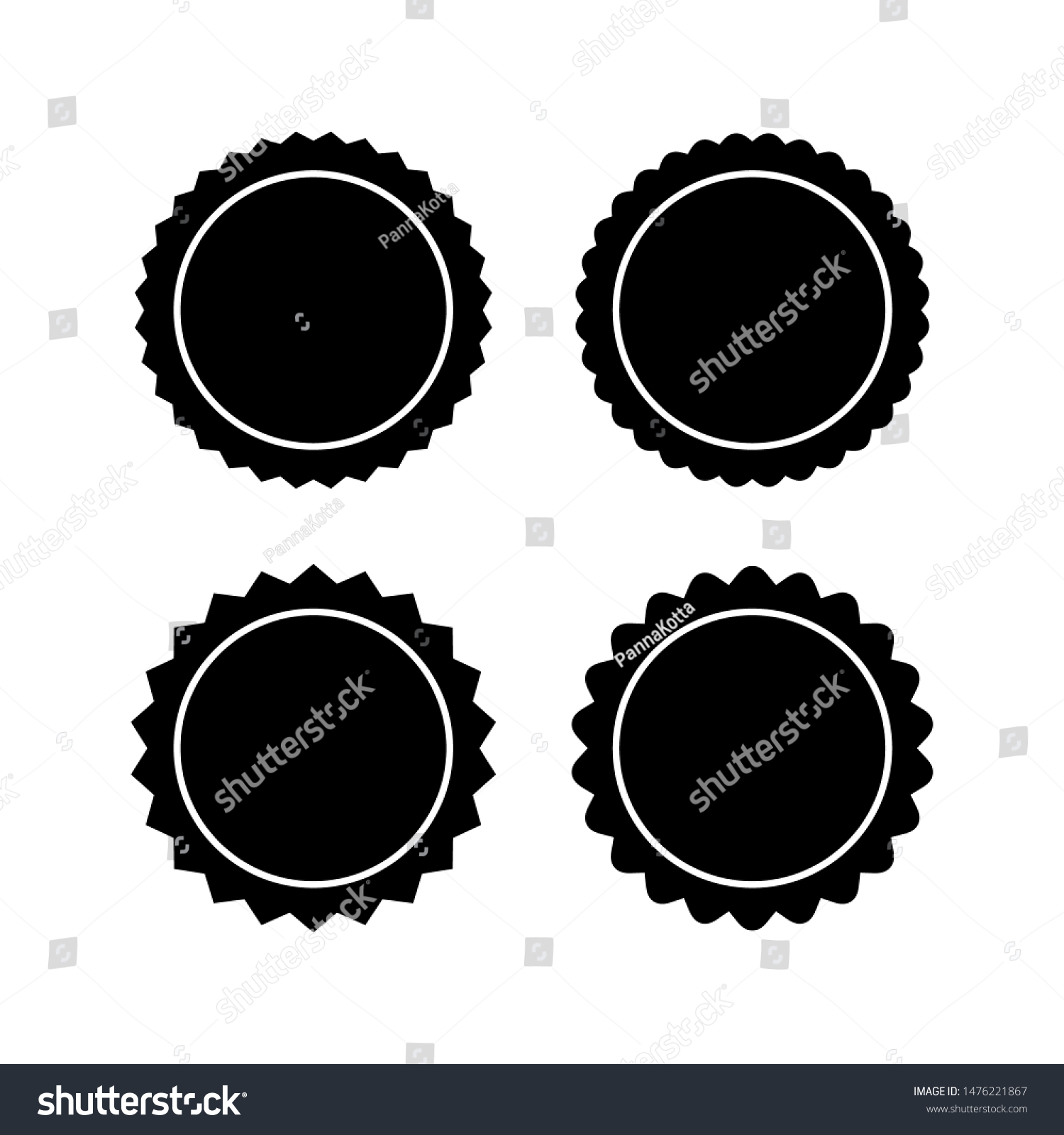 Vector Badges Stickers Logo Stamp Stock Vector Royalty Free