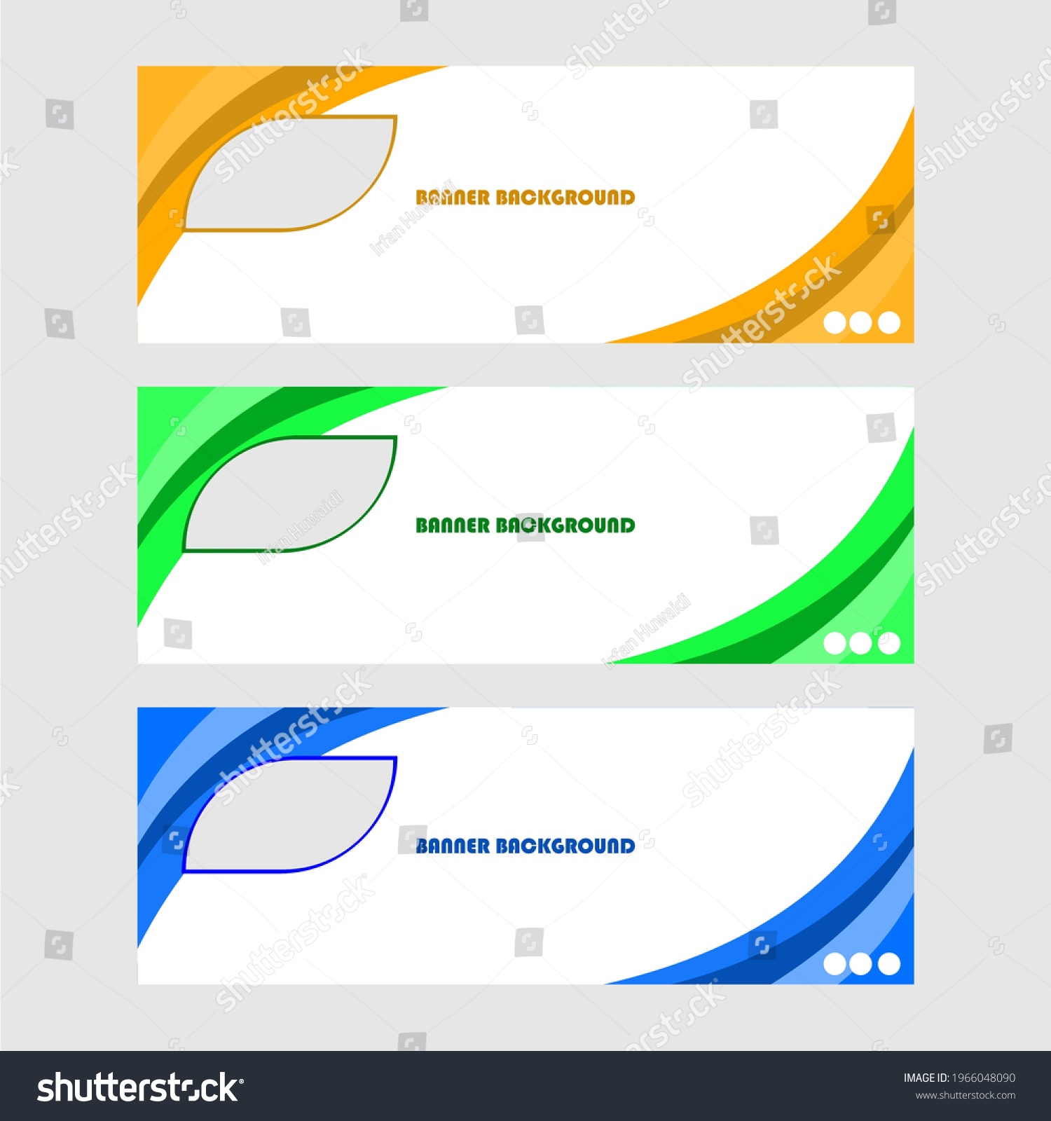 Vector Banner Design Simple Modern Stock Vector (Royalty Free ...