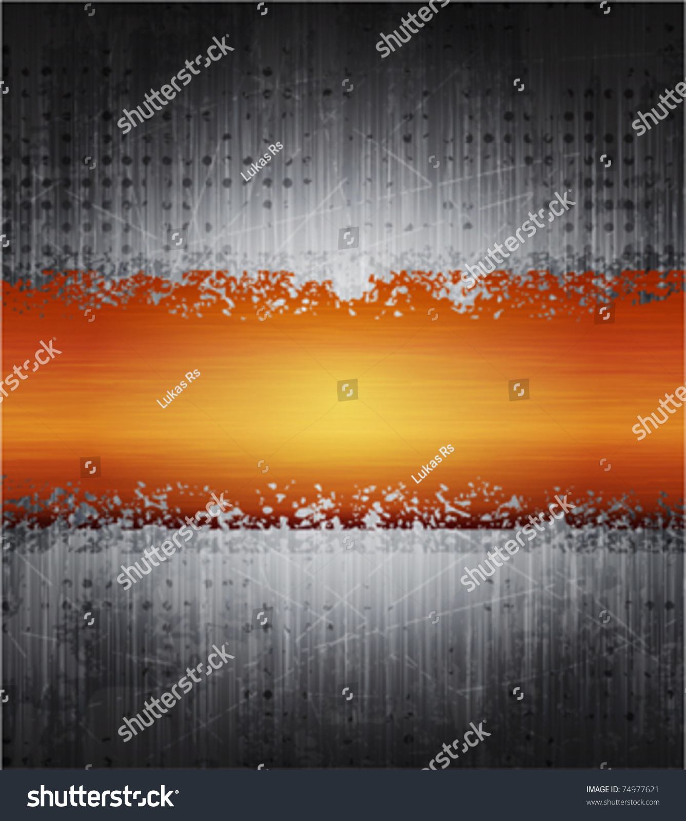 Vector Banner Brushed Metal Texture Eps10: เวกเตอร์สต็อก (ปลอดค่า ...