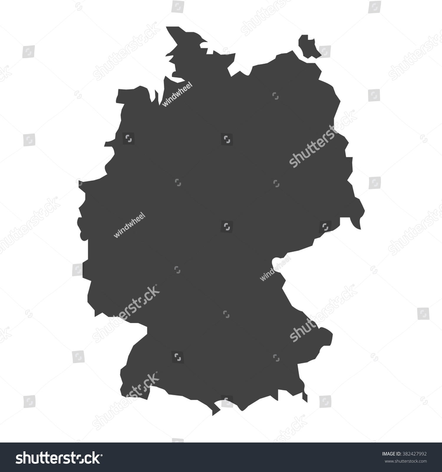 Vector Basics Maps Germany: เวกเตอร์สต็อก (ปลอดค่าลิขสิทธิ์) 382427992 ...