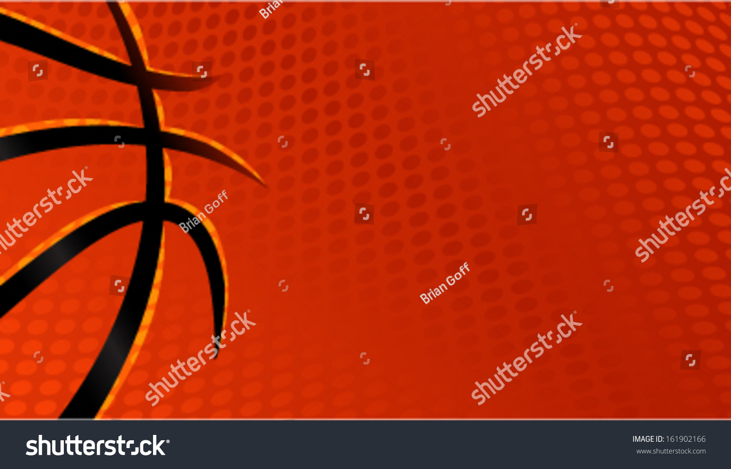 Vector Basketball Themed Background Stock Vector 161902166 - Shutterstock