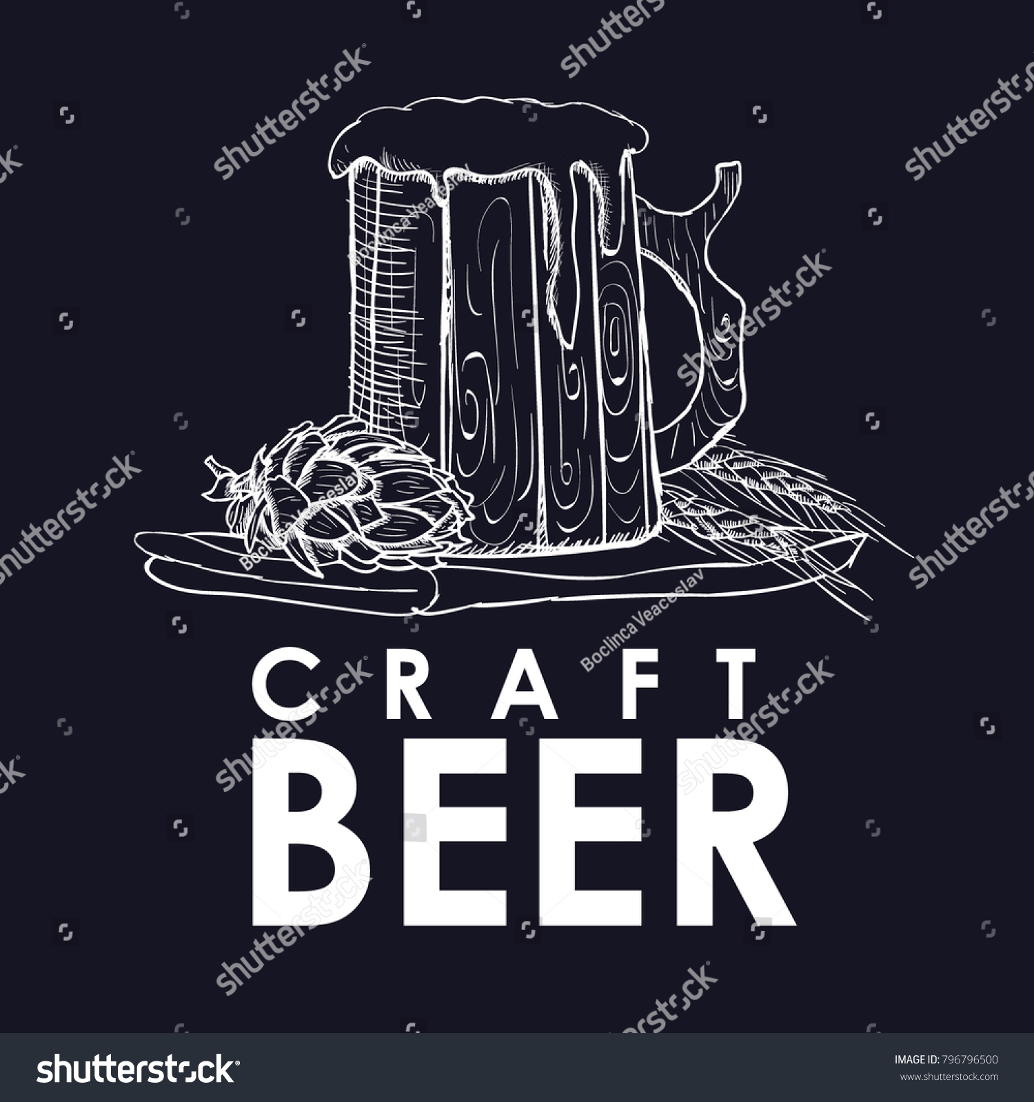 Vector Beer Illustration Hand Drawn Stock Vector (Royalty Free ... Vector Beer Illustration Hand Drawn Stock Vector (Royalty Free ...