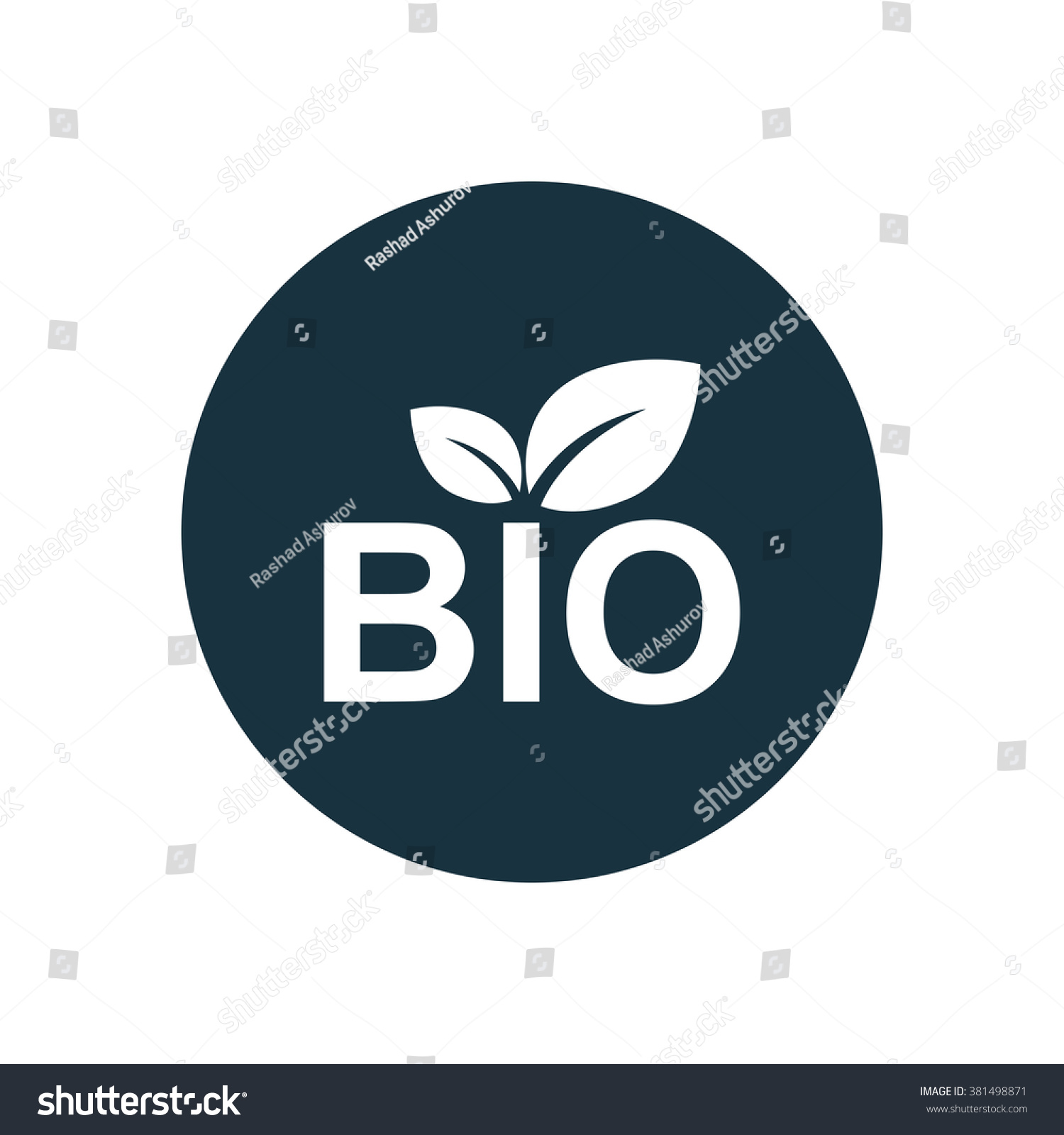 Vetor stock de Vector Bio Sign Icon (livre de direitos) 381498871 ...