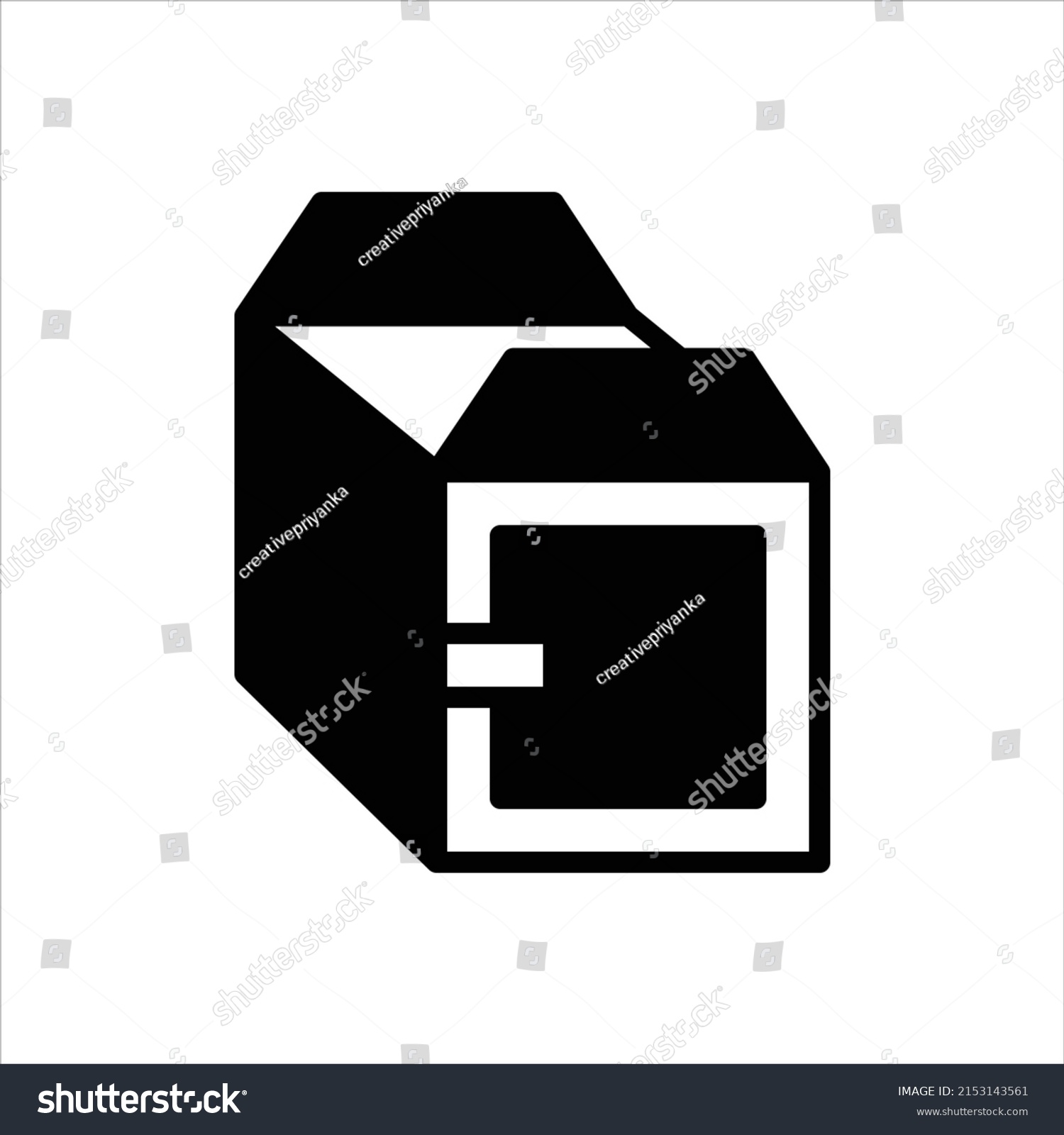 Vector Black Icon Boc Stock Vector (Royalty Free) 2153143561 | Shutterstock