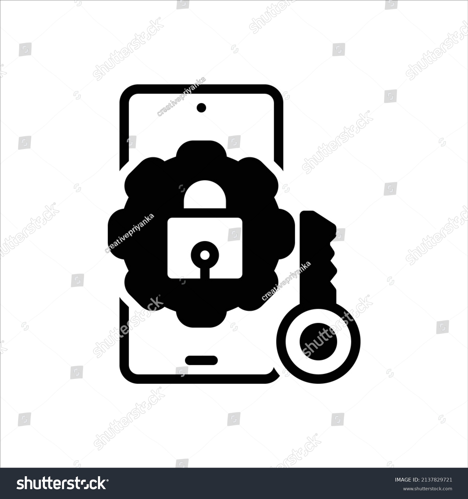 Vector Black Icon Factors Stock Vector (Royalty Free) 2137829721 ...