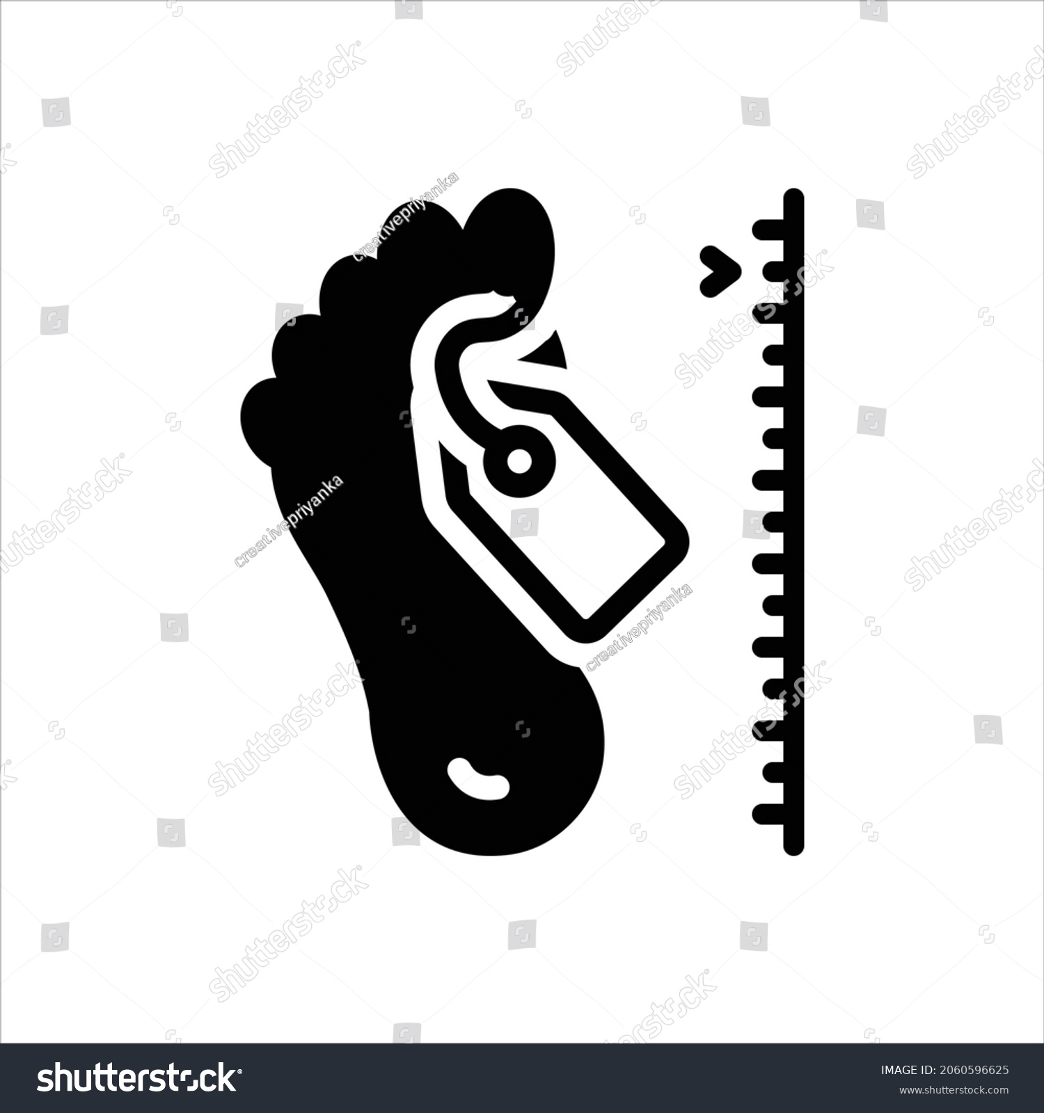 Vector Black Icon Mortality Stock Vector (Royalty Free) 2060596625