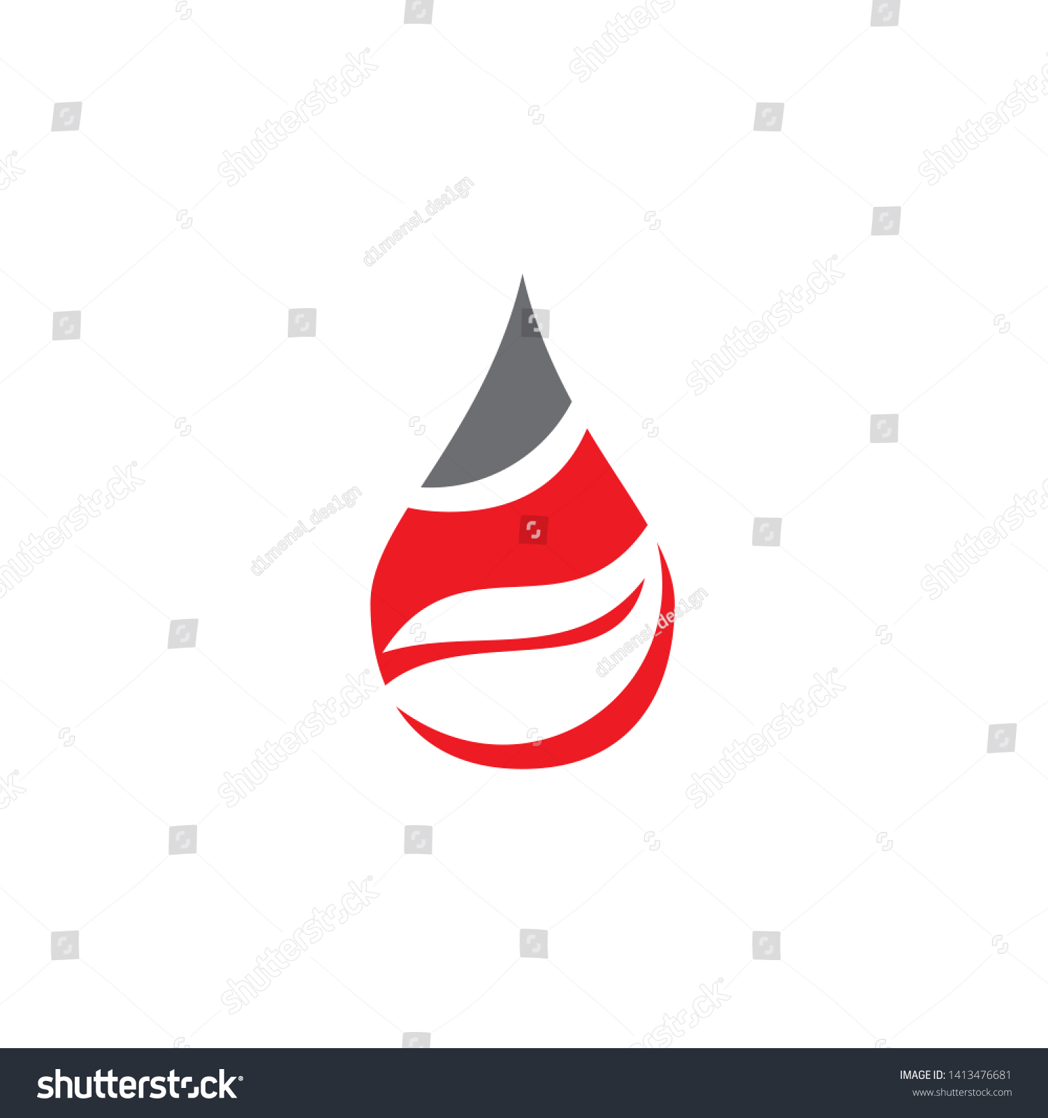 Vector Blood Logo Icon Design Vector: vector de stock (libre de ...