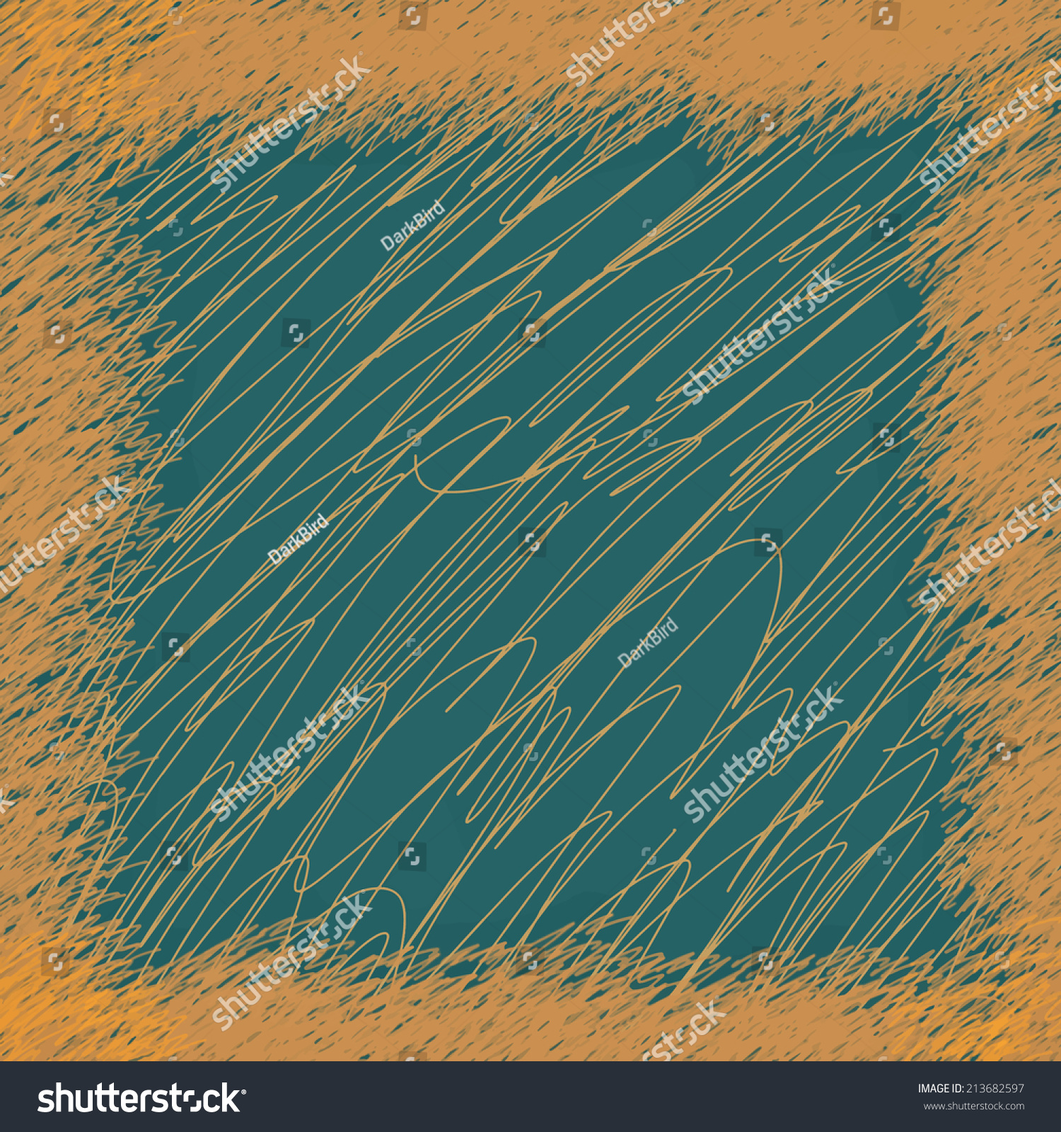 Vector Blue Background Yellow Scratches Stock Vector (Royalty Free ...