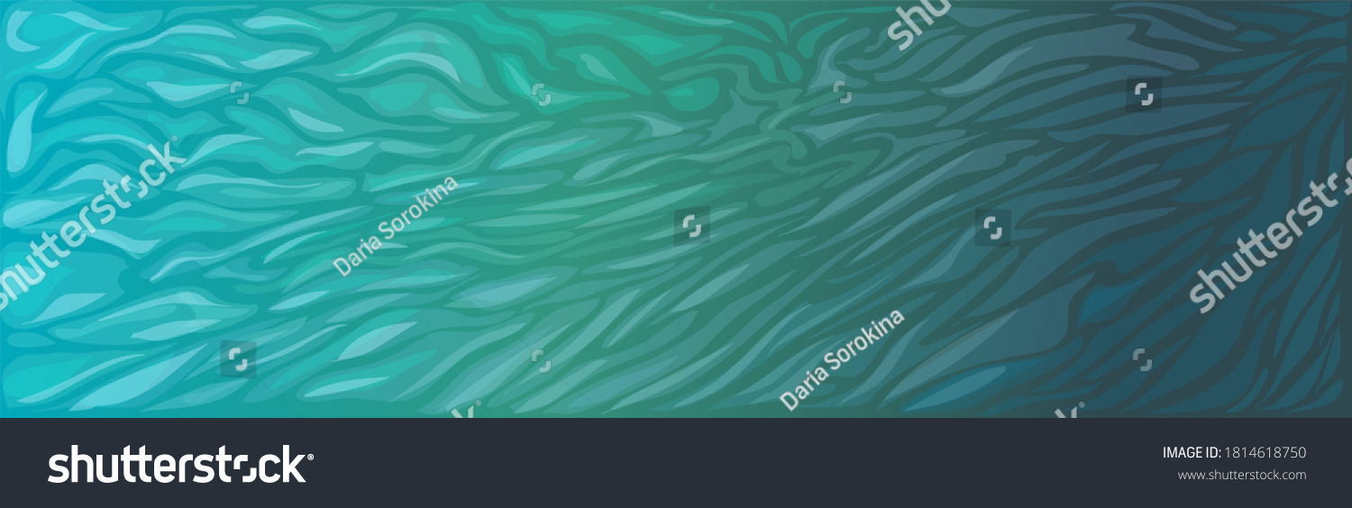 Vector Blue Sea Background Waves Stock Vector (Royalty Free) 1814618750 ...