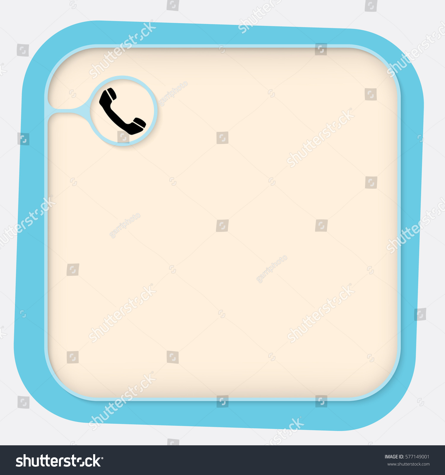 Vector Blue Text Box Phone Icon: เวกเตอร์สต็อก (ปลอดค่าลิขสิทธิ์ ...