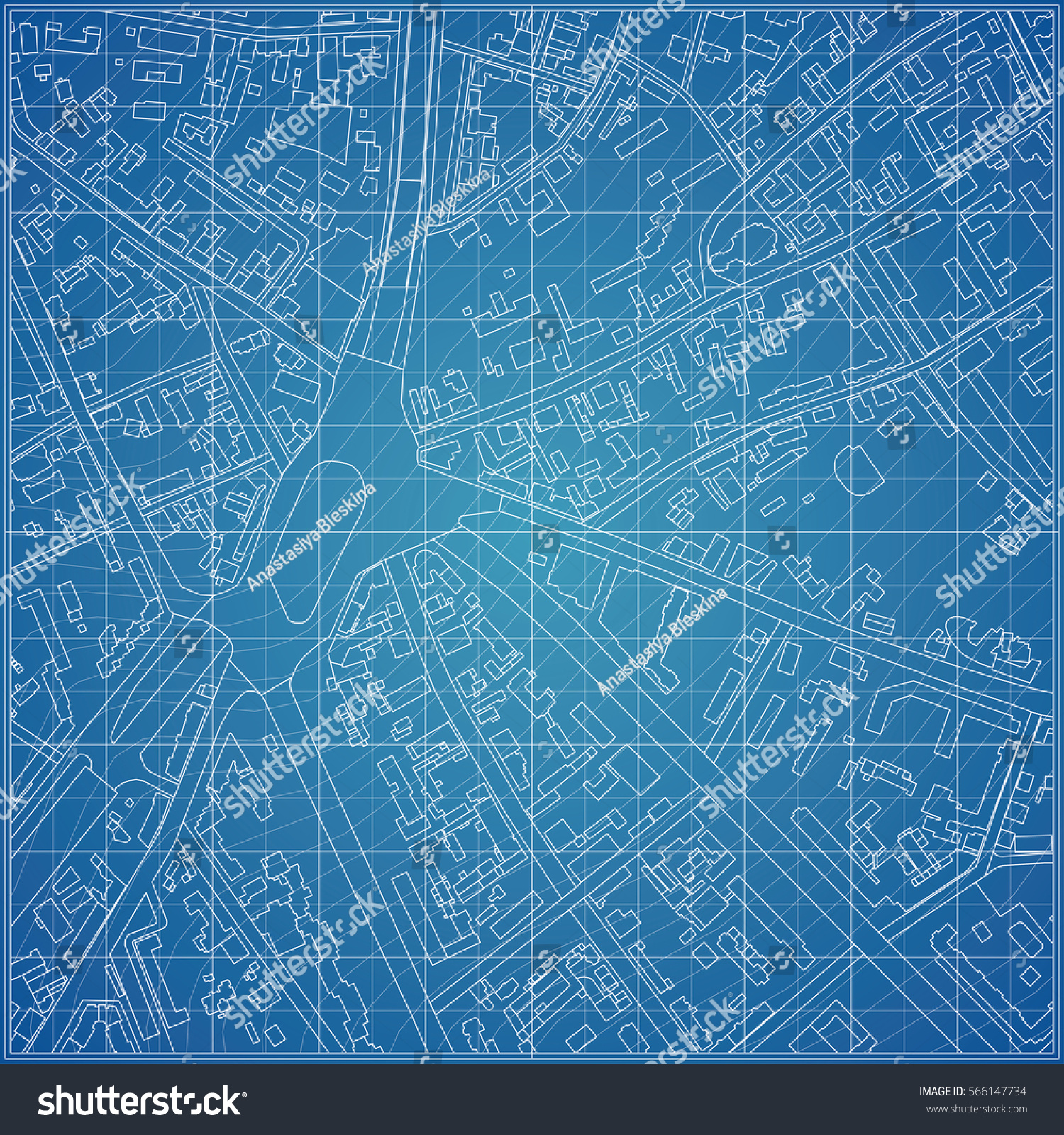 Diseño de vectores con topografía urbana: vector de stock (libre de ...