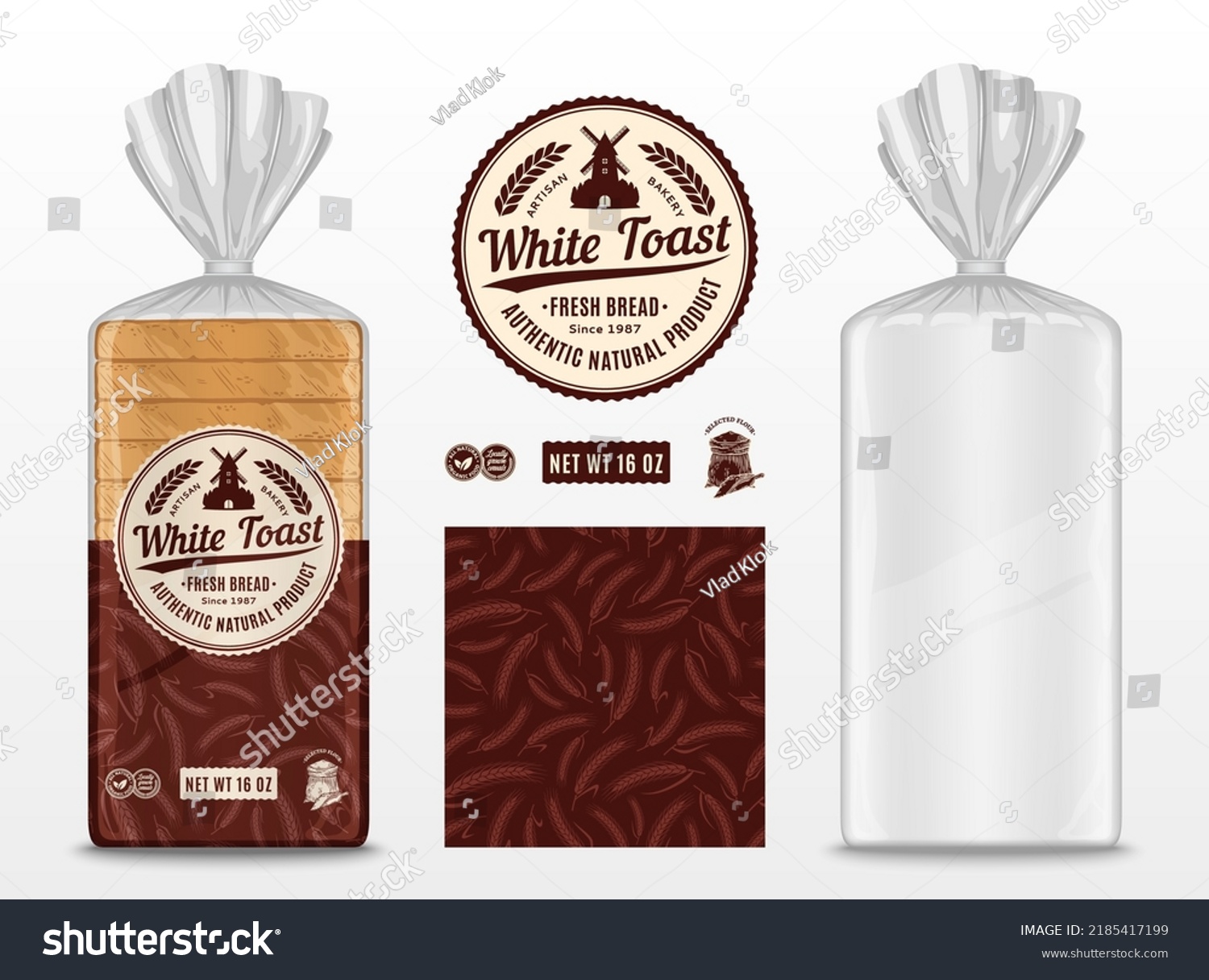 4,835 Flour packaging template Images, Stock Photos & Vectors ...