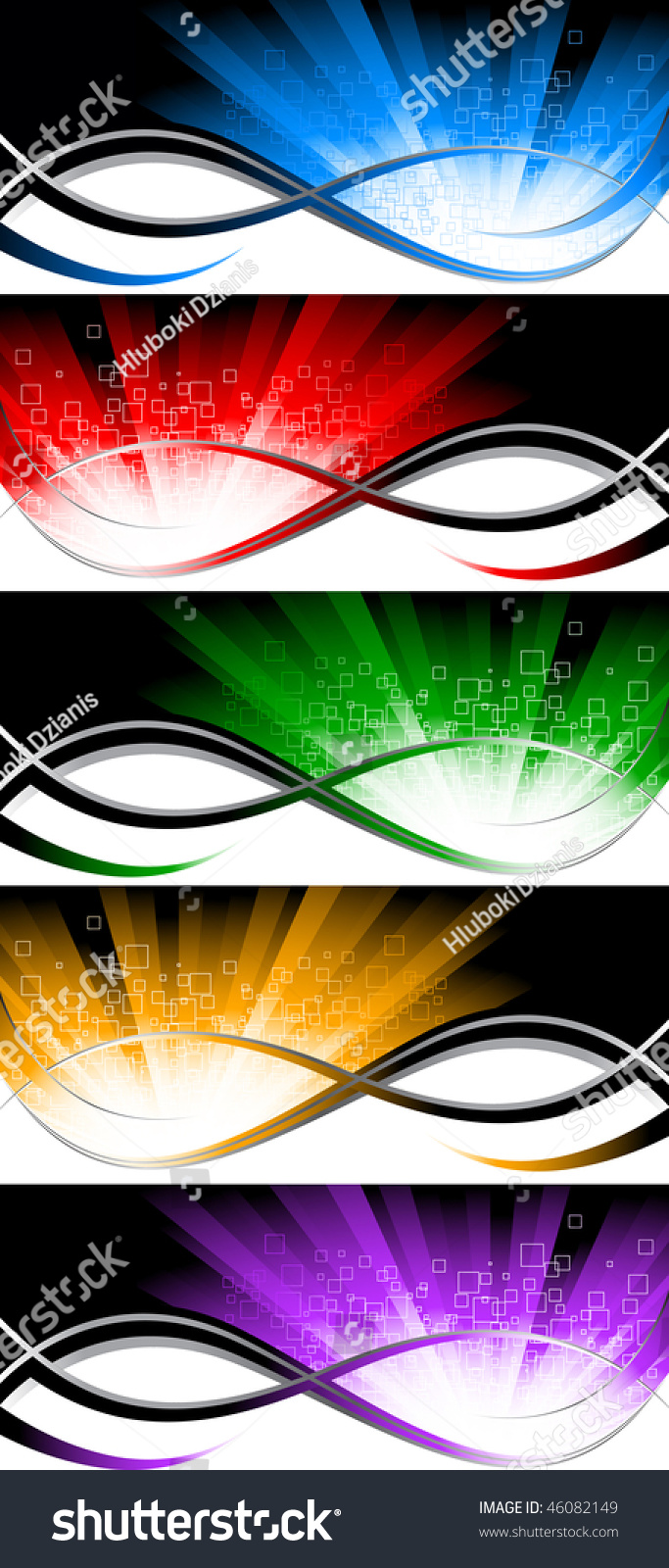Vector Bright Banners Clipart Stock Vector (Royalty Free) 46082149 ...