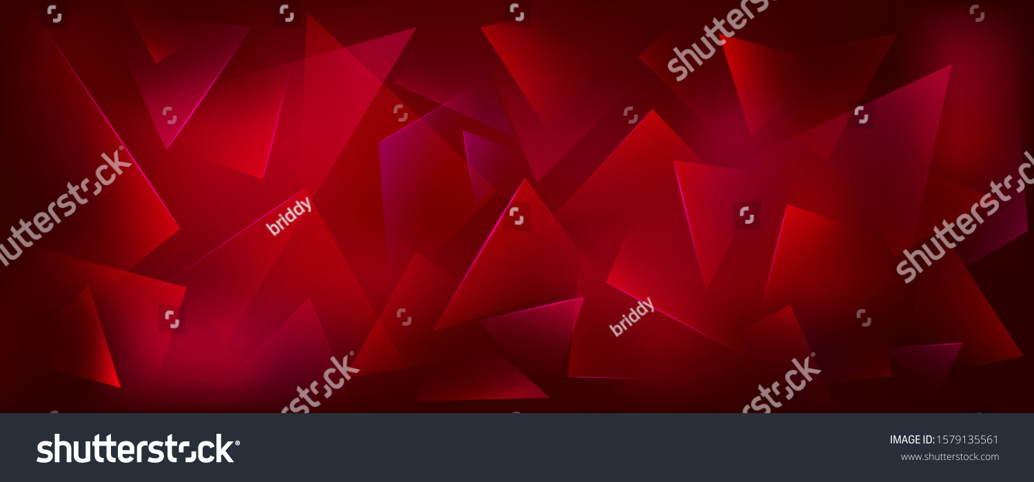 Vector Broken Glass Red Background Ruby Stock Vector (Royalty Free ...