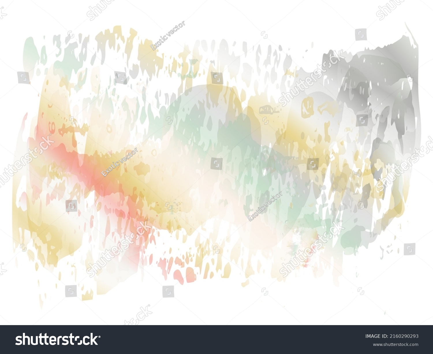 Vector Brush Stroke Abstract Fluid Splash Stock Vector (Royalty Free ...