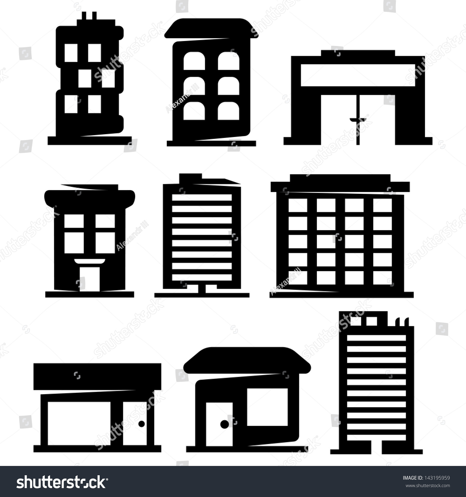 Building Silhouette Clip Art
