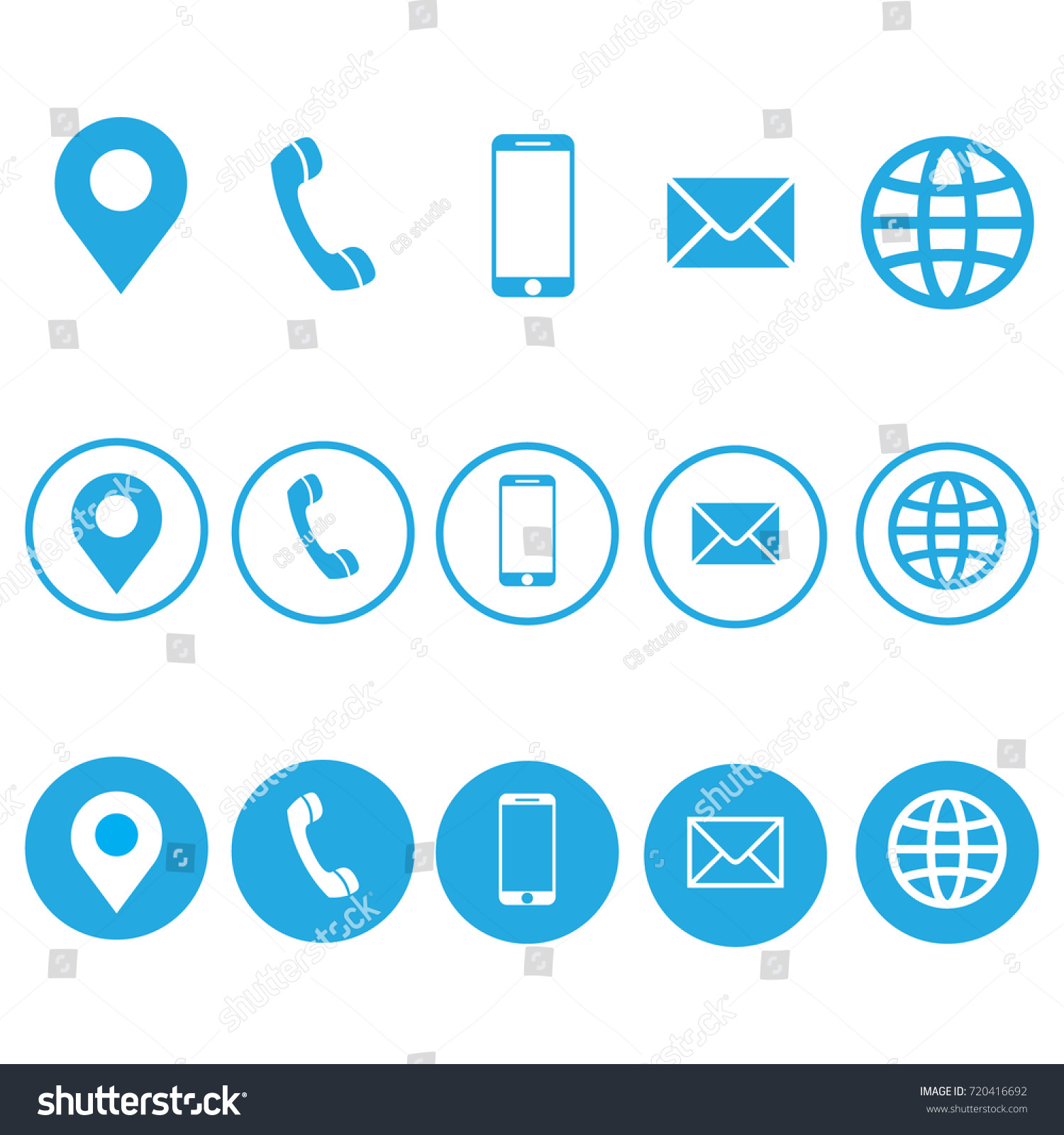 116,798 Blue contact icons Images, Stock Photos & Vectors | Shutterstock