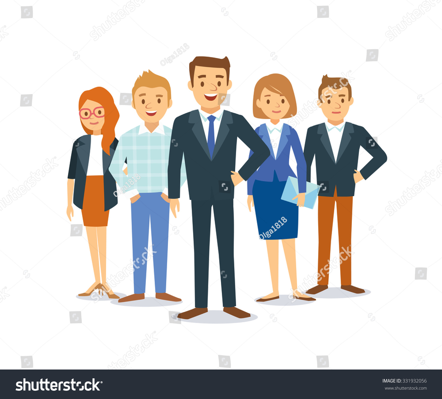 Vector Business Team Stock Vector (Royalty Free) 331932056 | Shutterstock