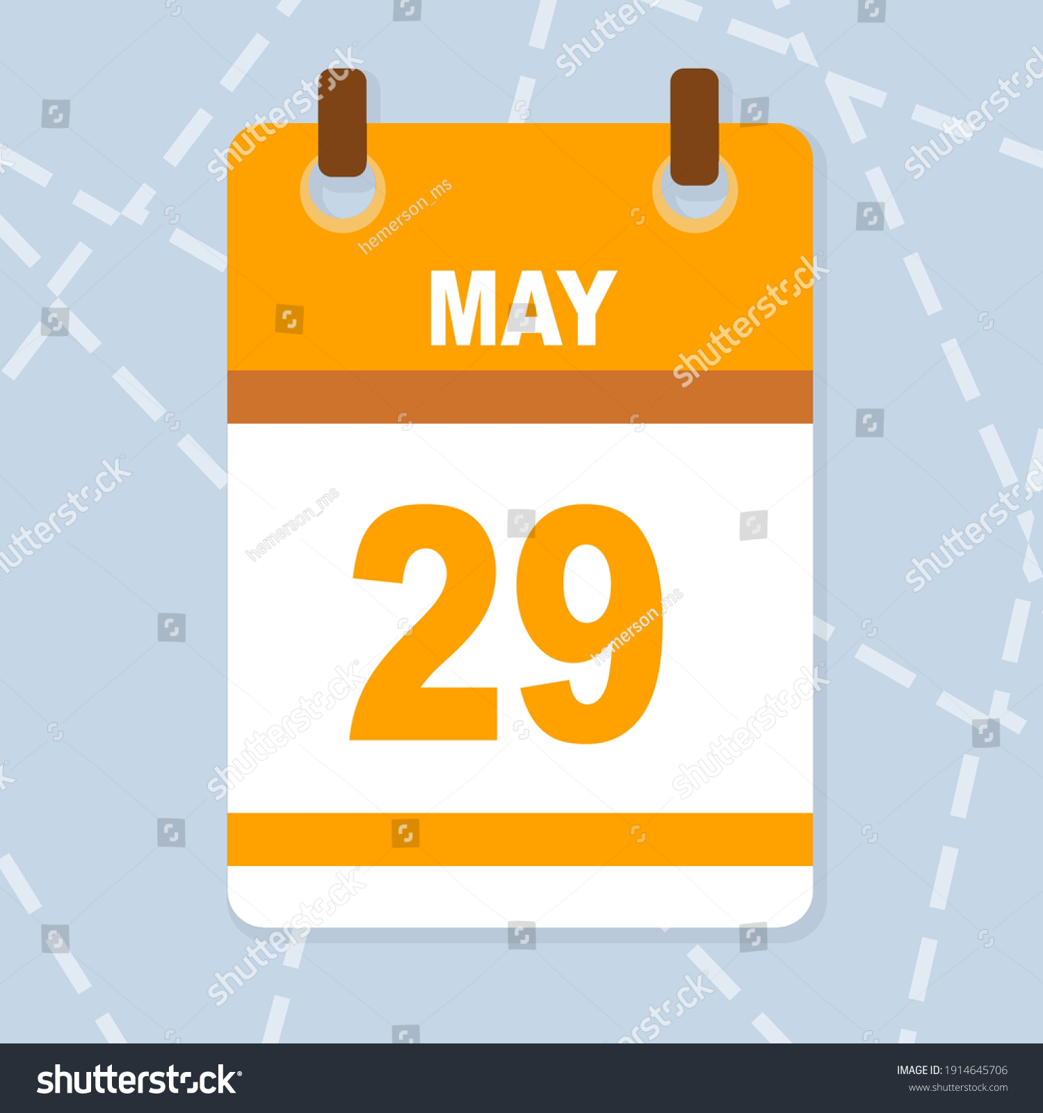 Vector Calendar Days Month May Stock Vector (Royalty Free) 1914645706 ...
