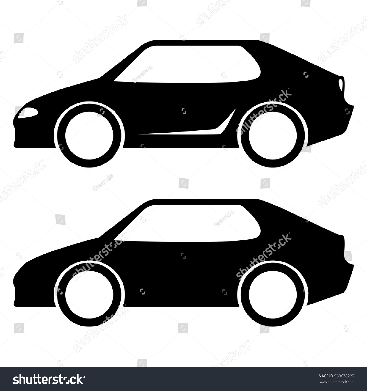 Vector Car Coupe Logo Stock Vector (Royalty Free) 568678237 | Shutterstock