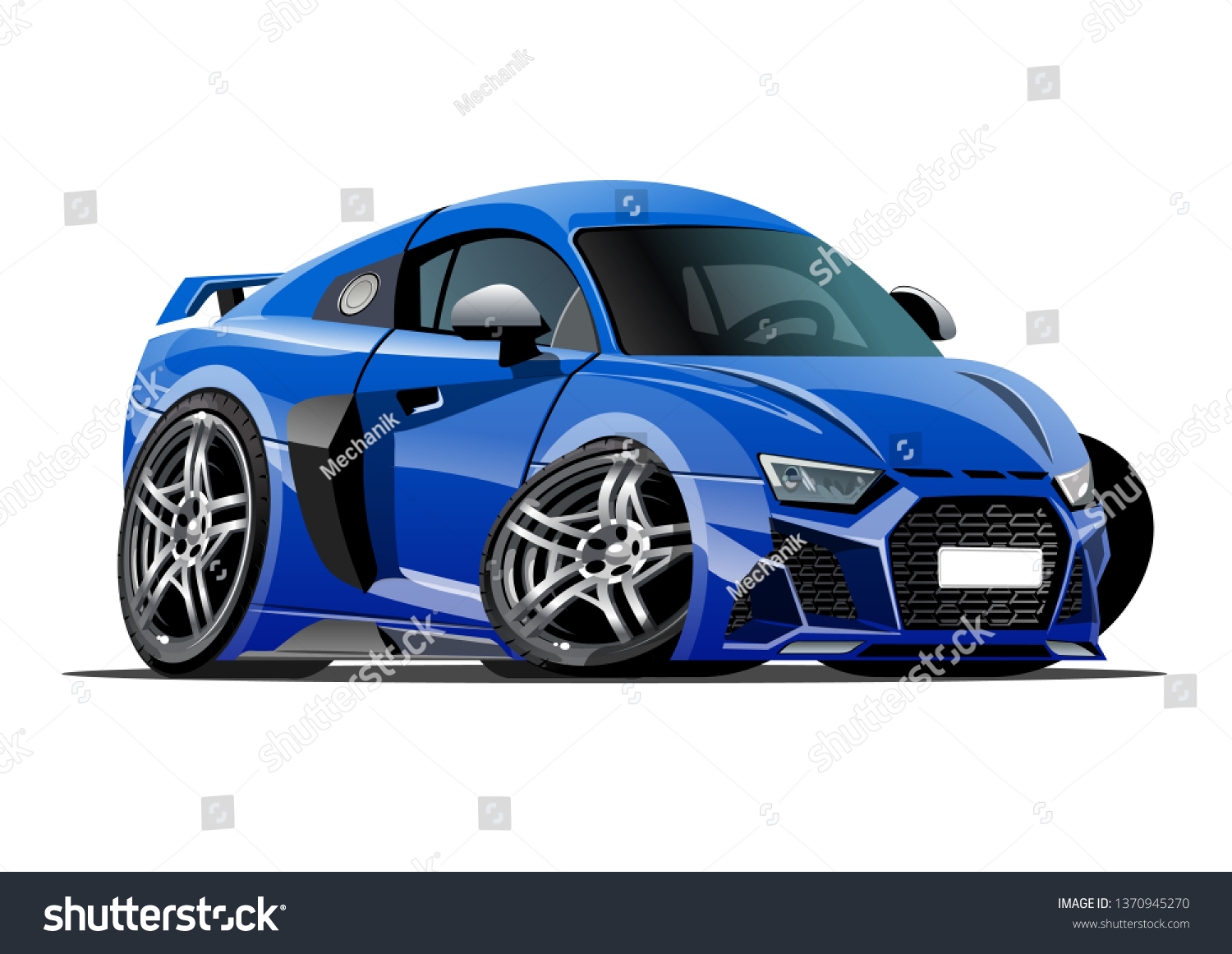 Vector Cartoon Car Available Eps10 Vector: vector de stock (libre de ...