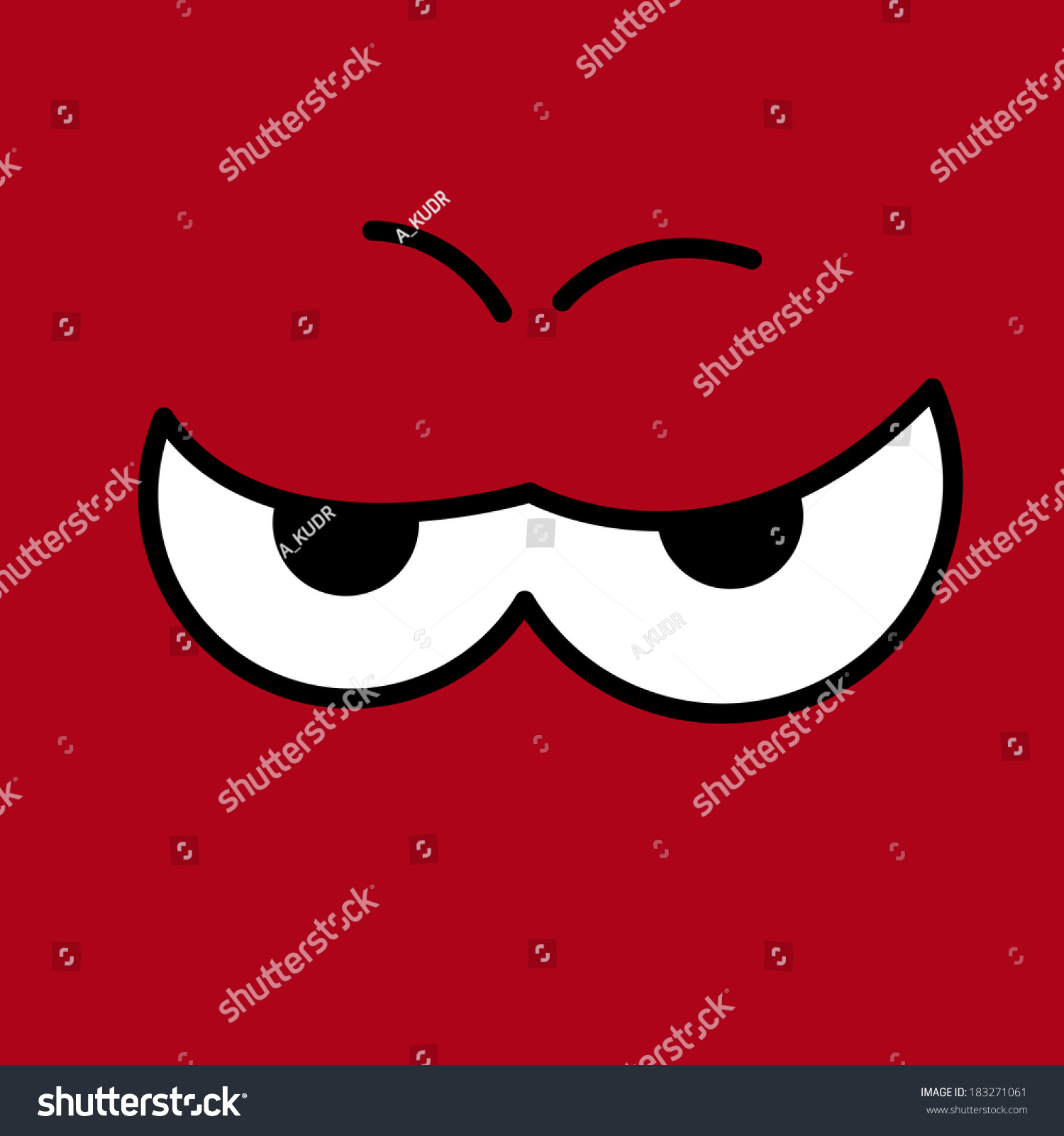 Vector Cartoon Eyes Red Eps10: เวกเตอร์สต็อก (ปลอดค่าลิขสิทธิ์ ...