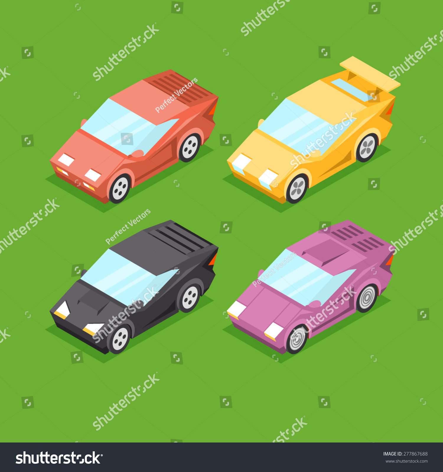 Vector Cartoon Isometric Super Cars Stock Vector (Royalty Free) 277867688 Vector Cartoon Isometric Super Cars Stock Vector (Royalty Free) 277867688