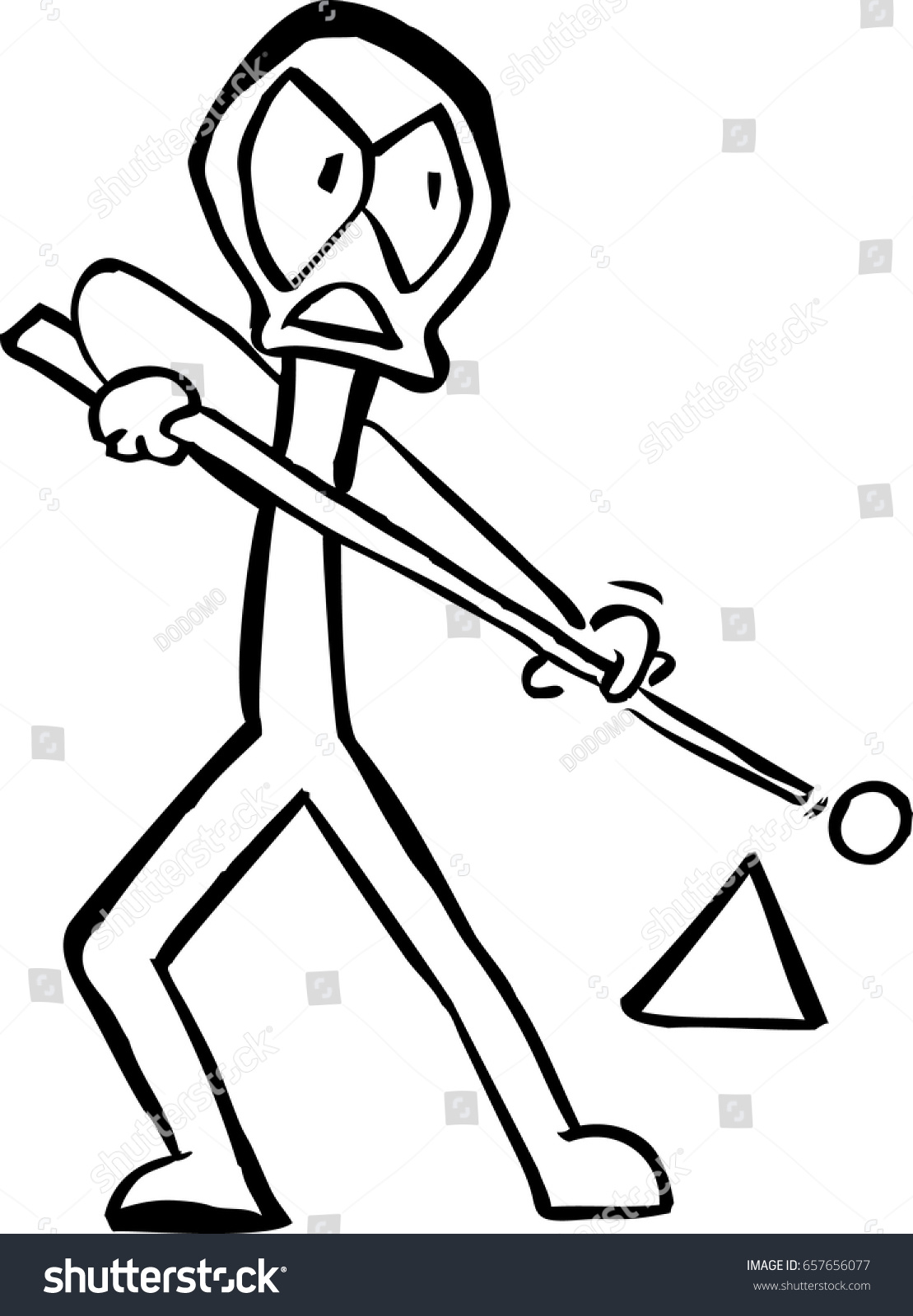 Vector Cartoon Snooker Cartoon Stock Vector (Royalty Free) 657656077 ...