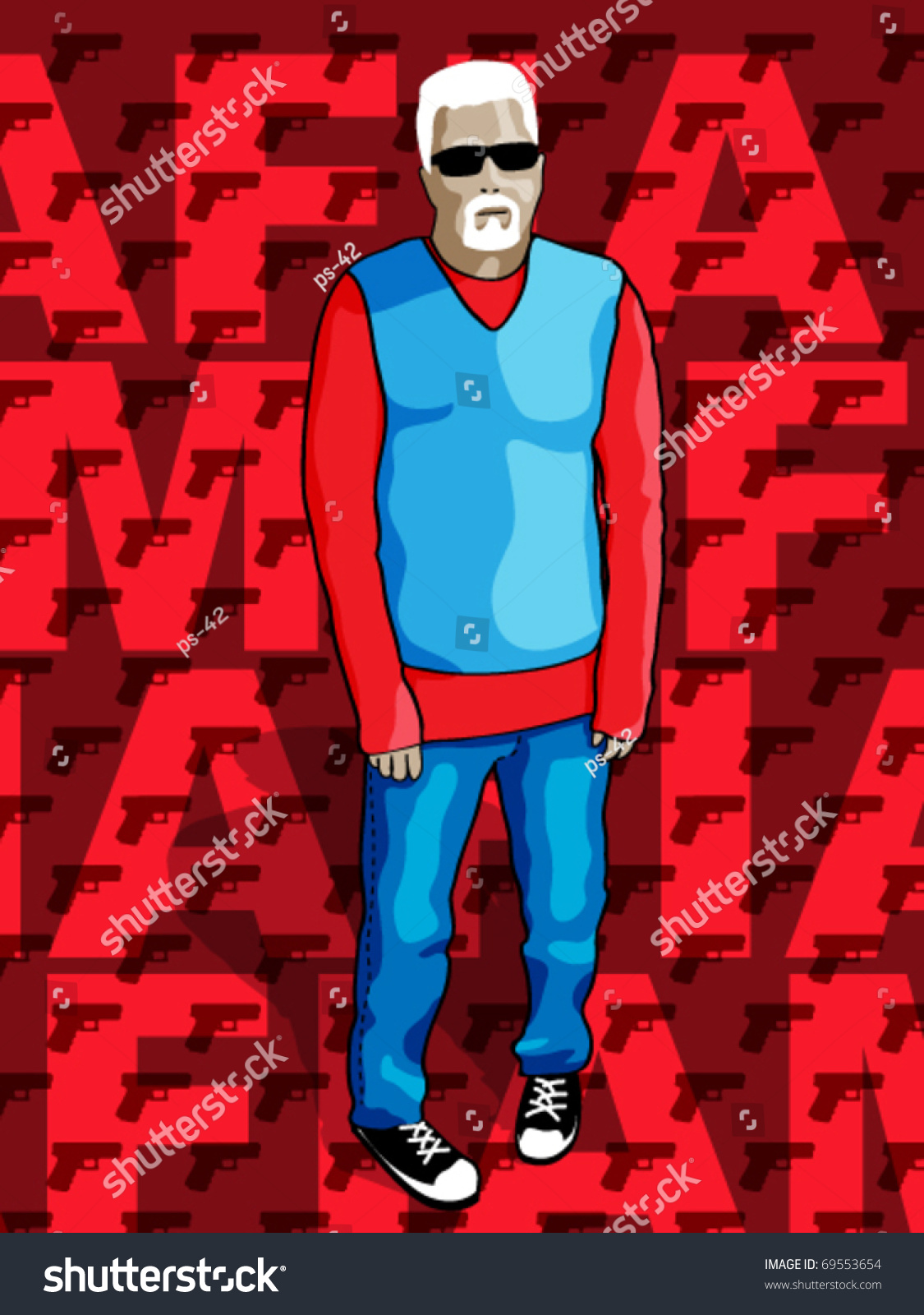 Vector Charismatic Cartoon Characters Stock Vector (Royalty Free ...