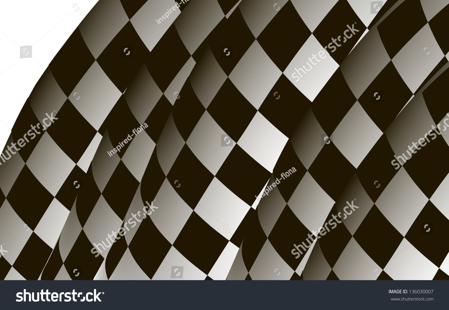Vector Checkered Racing Flag Background Eps10 Stock Vector (Royalty ...