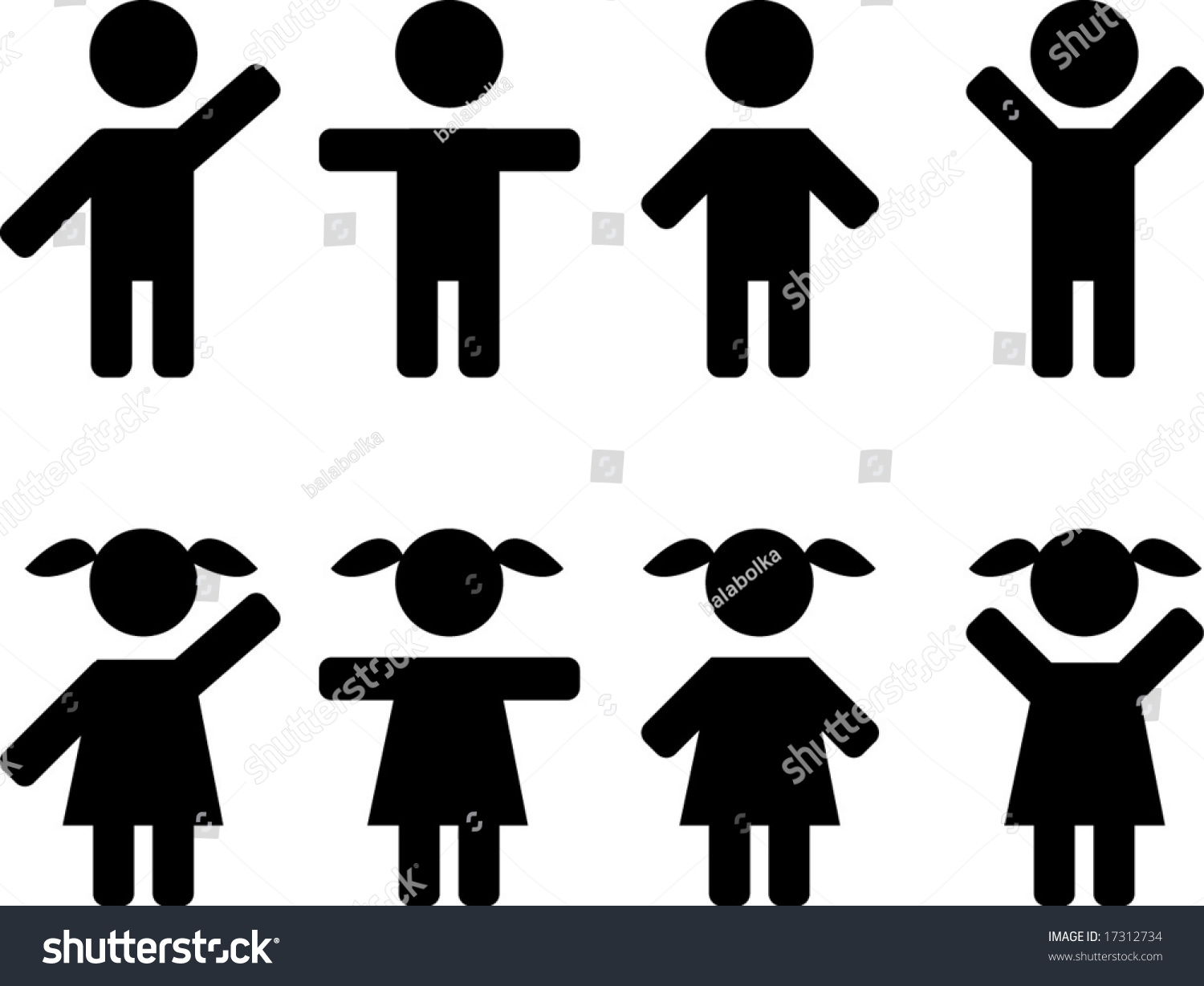96,322 Boy and girl shape Images, Stock Photos & Vectors | Shutterstock