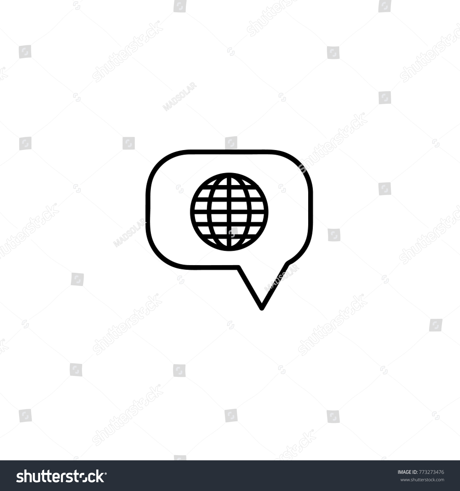 Vector Choose Change Language Icon Vector: vector de stock (libre de ...
