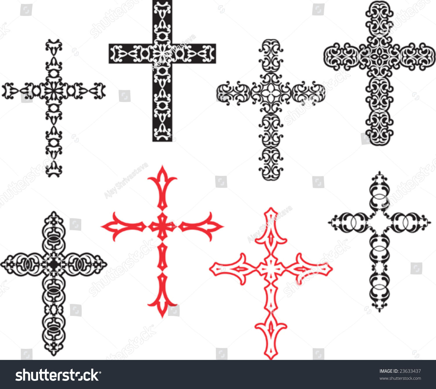Vector Christian Cross Design - 23633437 : Shutterstock