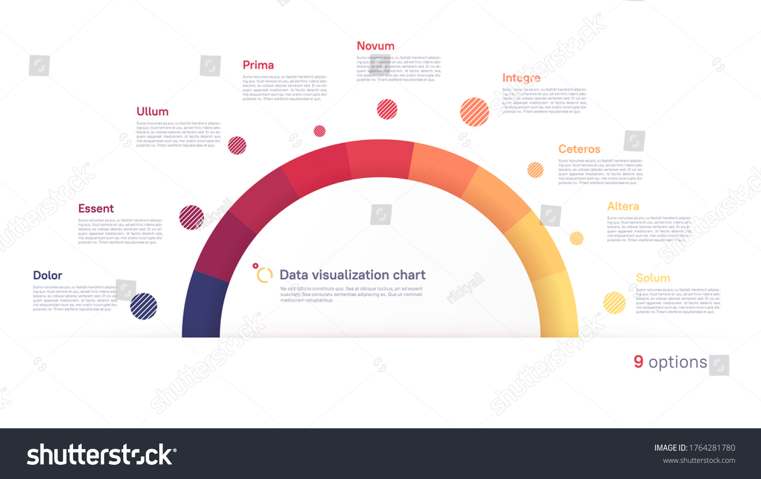 Vector Circle Chart Design Modern Template Stock Vector (Royalty Free ... Vector Circle Chart Design Modern Template Stock Vector (Royalty Free ...