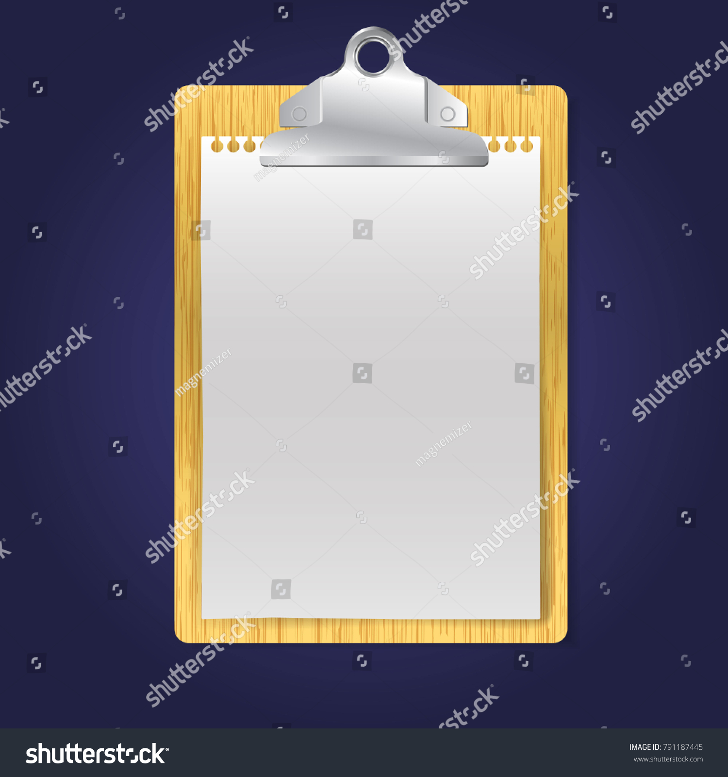 Vector Clipboard Illustration Lined Paper: เวกเตอร์สต็อก (ปลอดค่า ...
