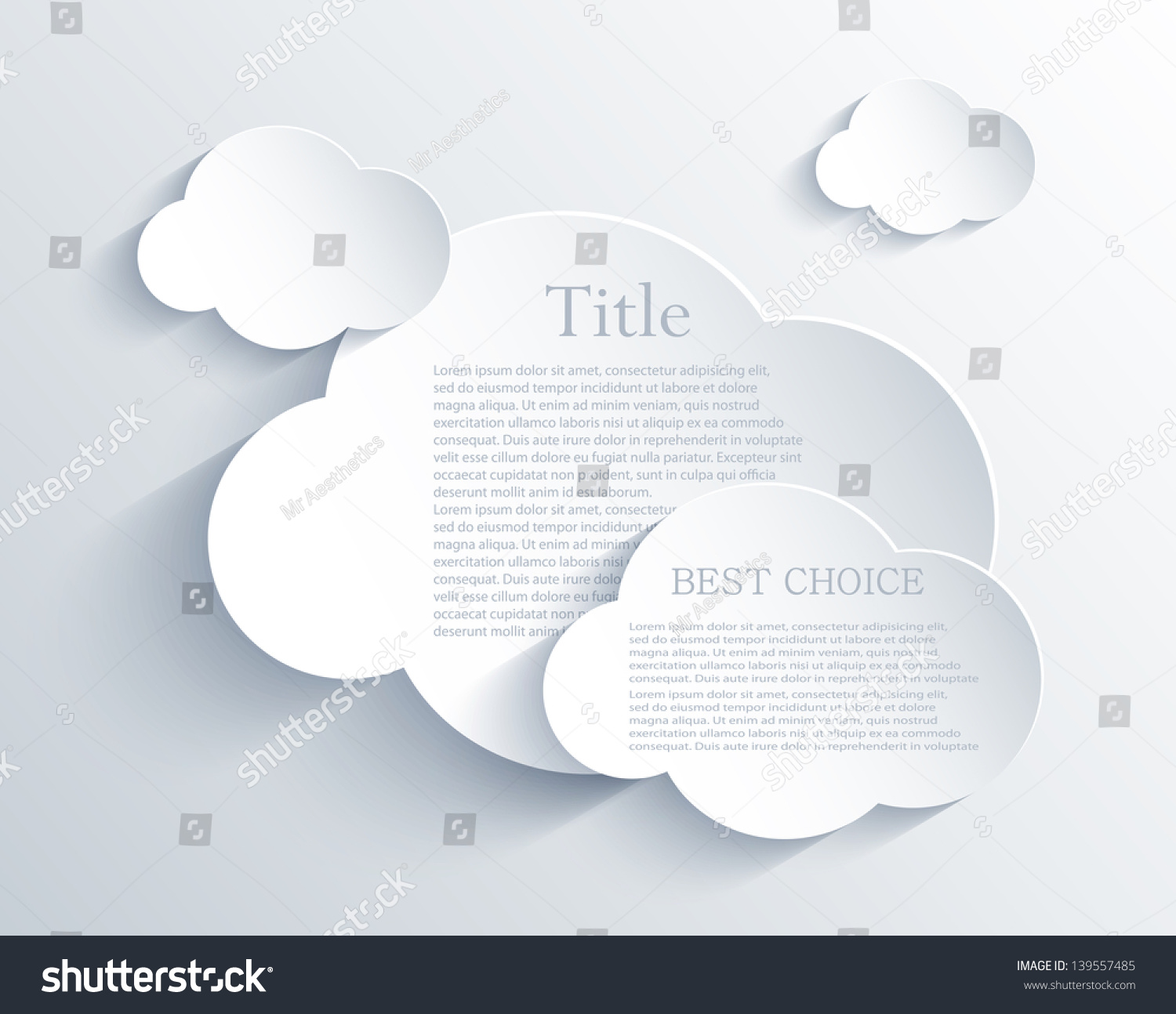 67.860 Cloud border frame Gambar, Foto Stok & Vektor | Shutterstock
