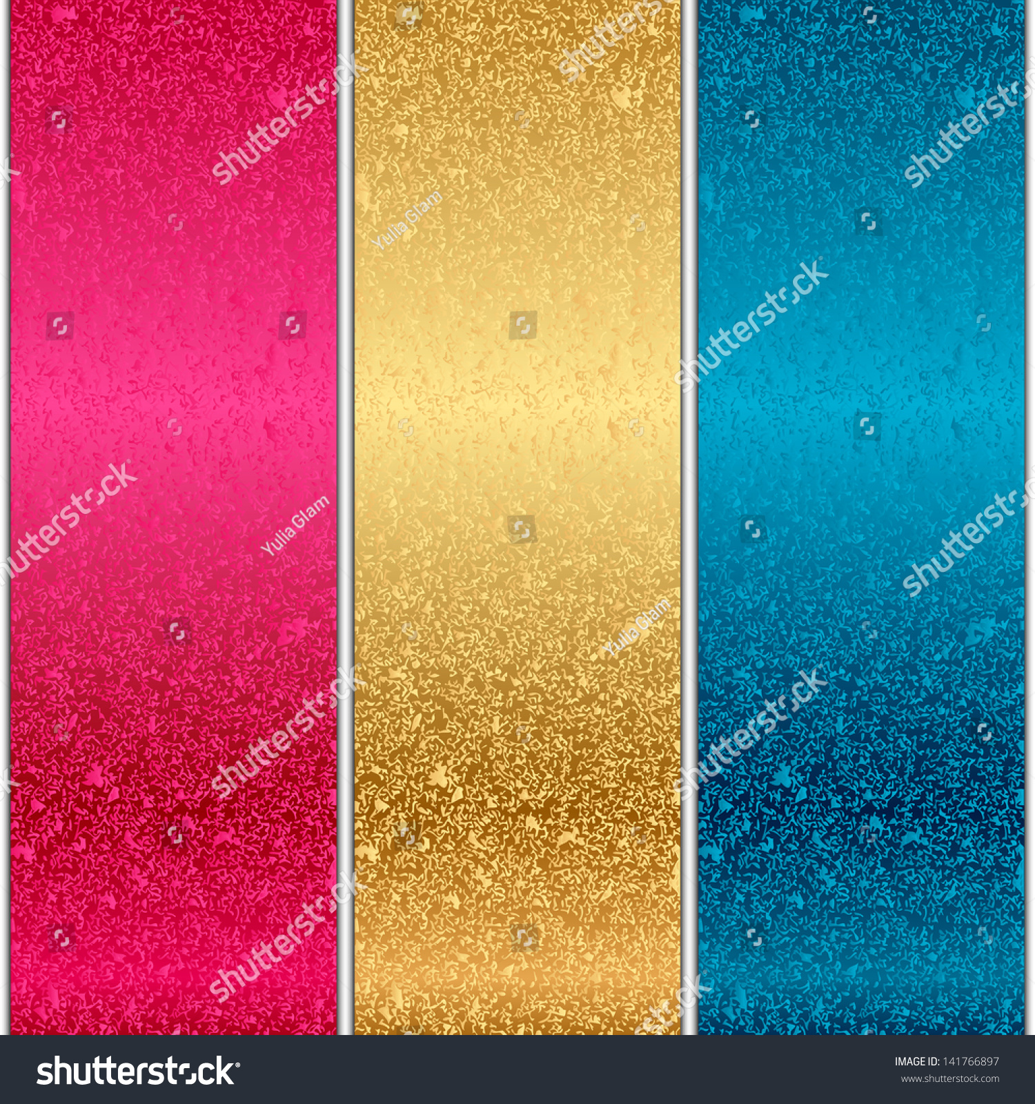 Vector Colorful Metal Textures Stock Vector (Royalty Free) 141766897 ...