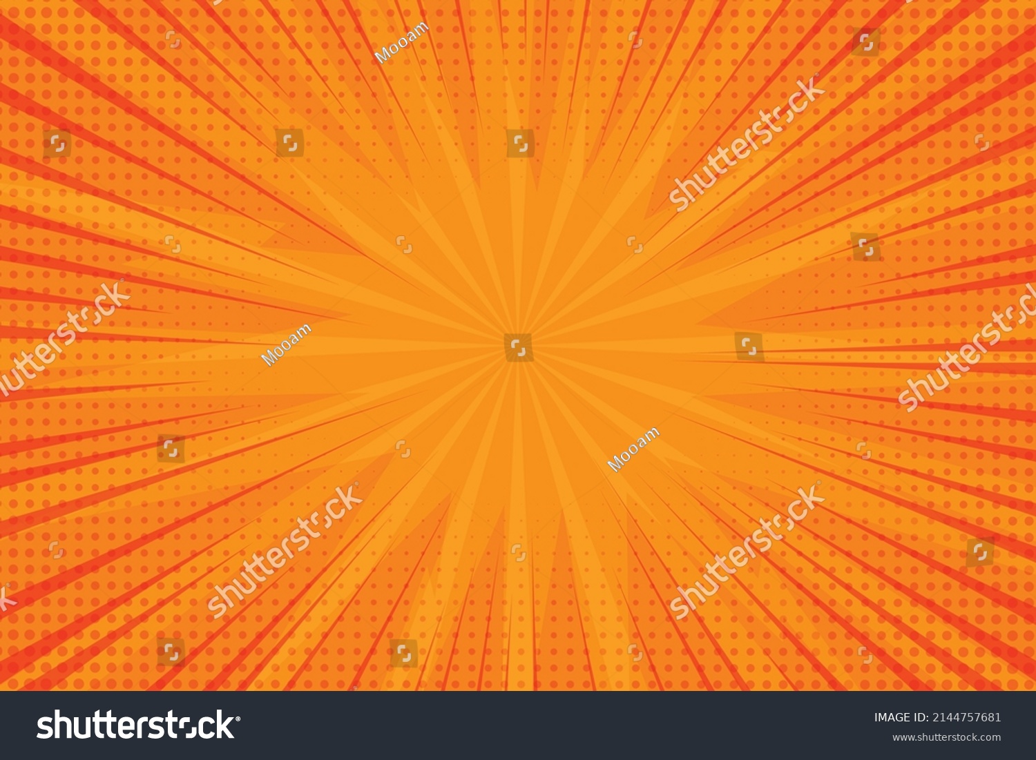 Vector Comic Book Pop Art Strip Stock Vector (Royalty Free) 2144757681 ...