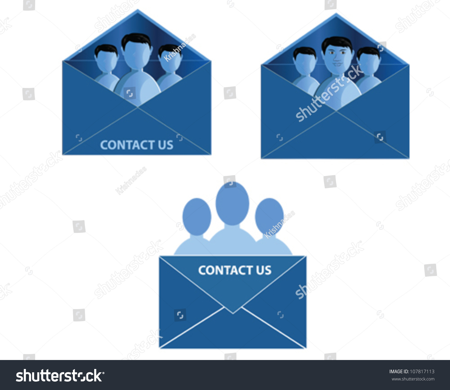 Vector Contact Us Icon Stock Vector (Royalty Free) 107817113 | Shutterstock