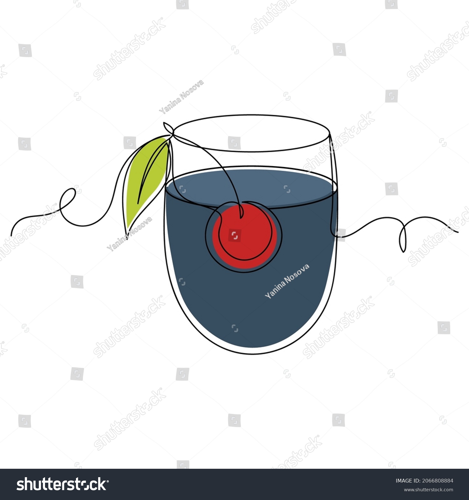 Vector Continuous One Single Line Drawing Stock Vector Royalty Free