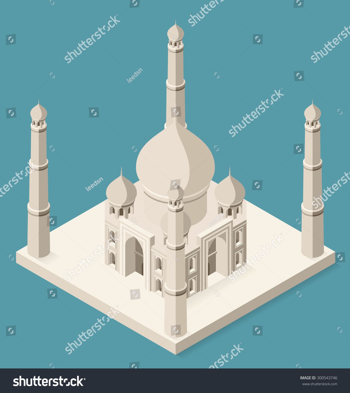 29 Taj mahal perspective Stock Illustrations, Images & Vectors ...
