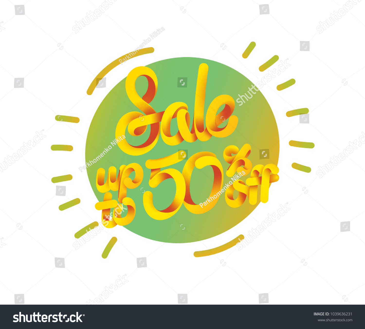 Vector 3d Lettering Stock Vector (Royalty Free) 1039636231 | Shutterstock